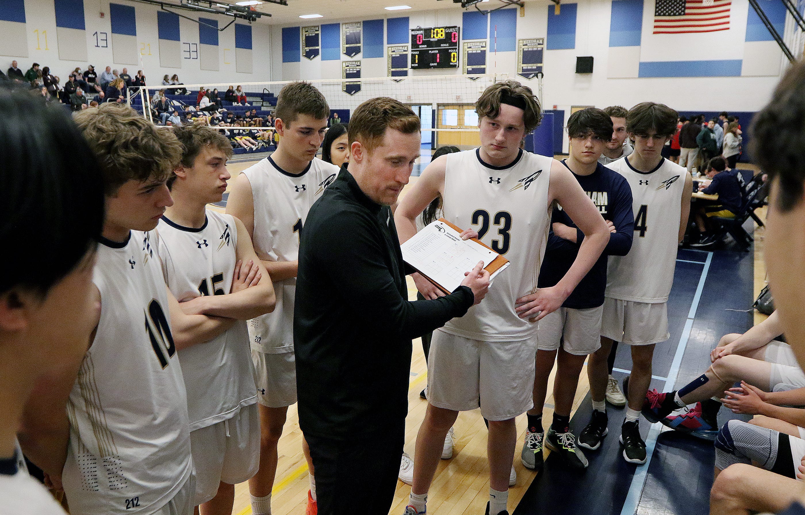 Needham boys volleyball: Rocket road trip (Part III) - the Westfield match