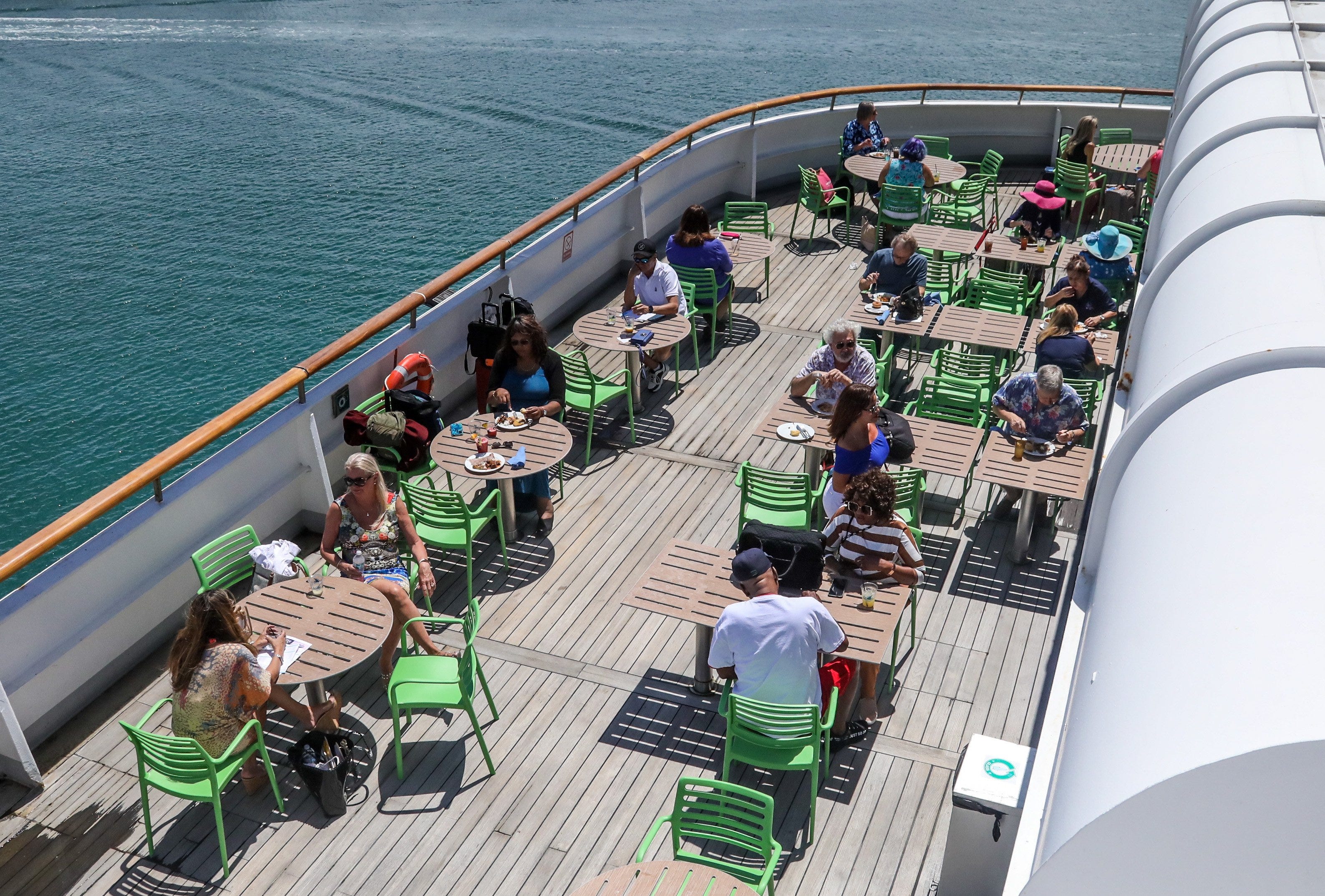 Jimmy Buffett performs on new Margaritaville at Sea cruise ship