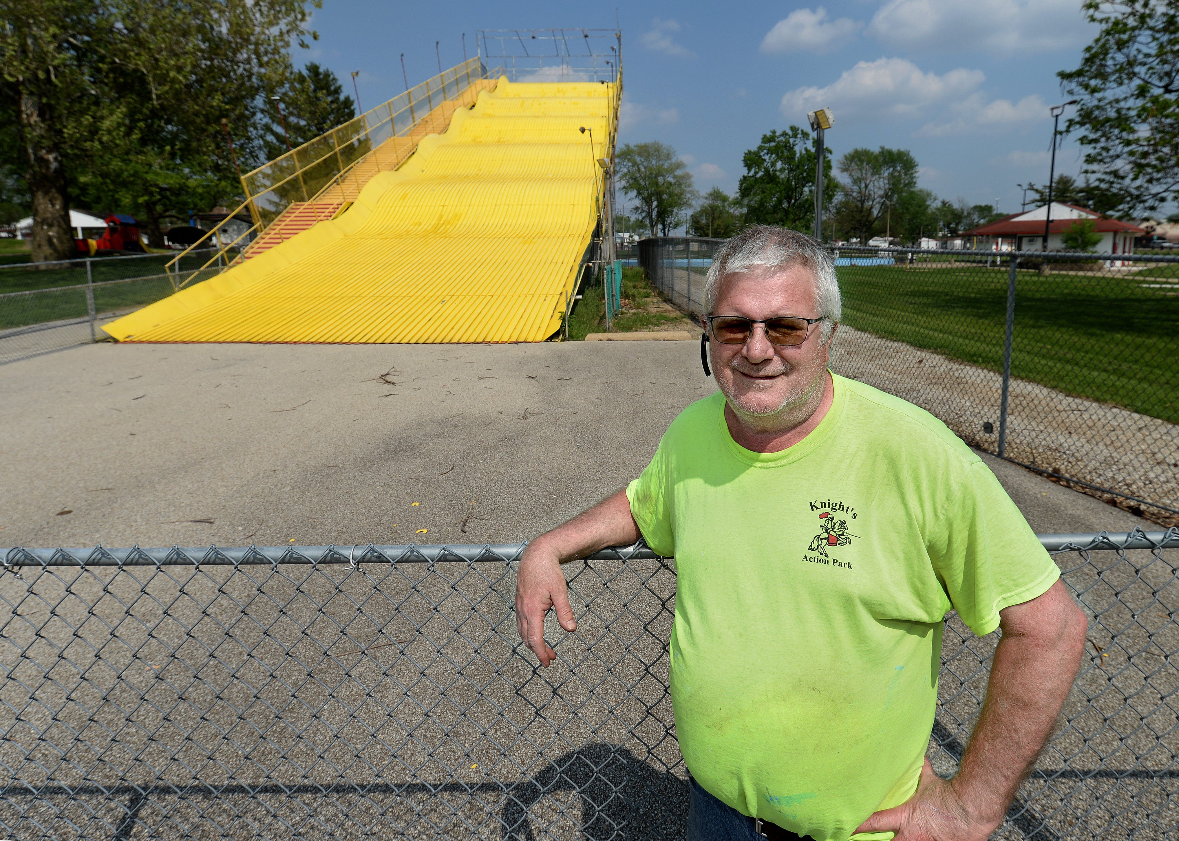 Doug Knight purchases Giant Slide at Illinois State Fairgrounds