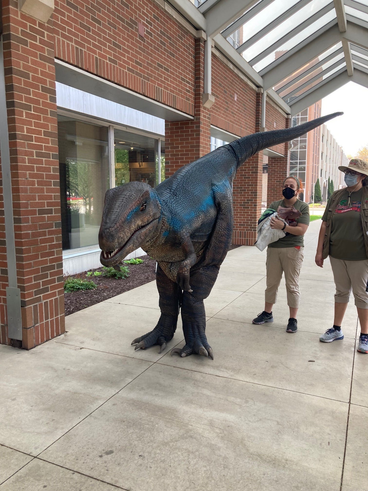 St. Vincent Children's Hospital uses visiting dinosaurs to ease fear