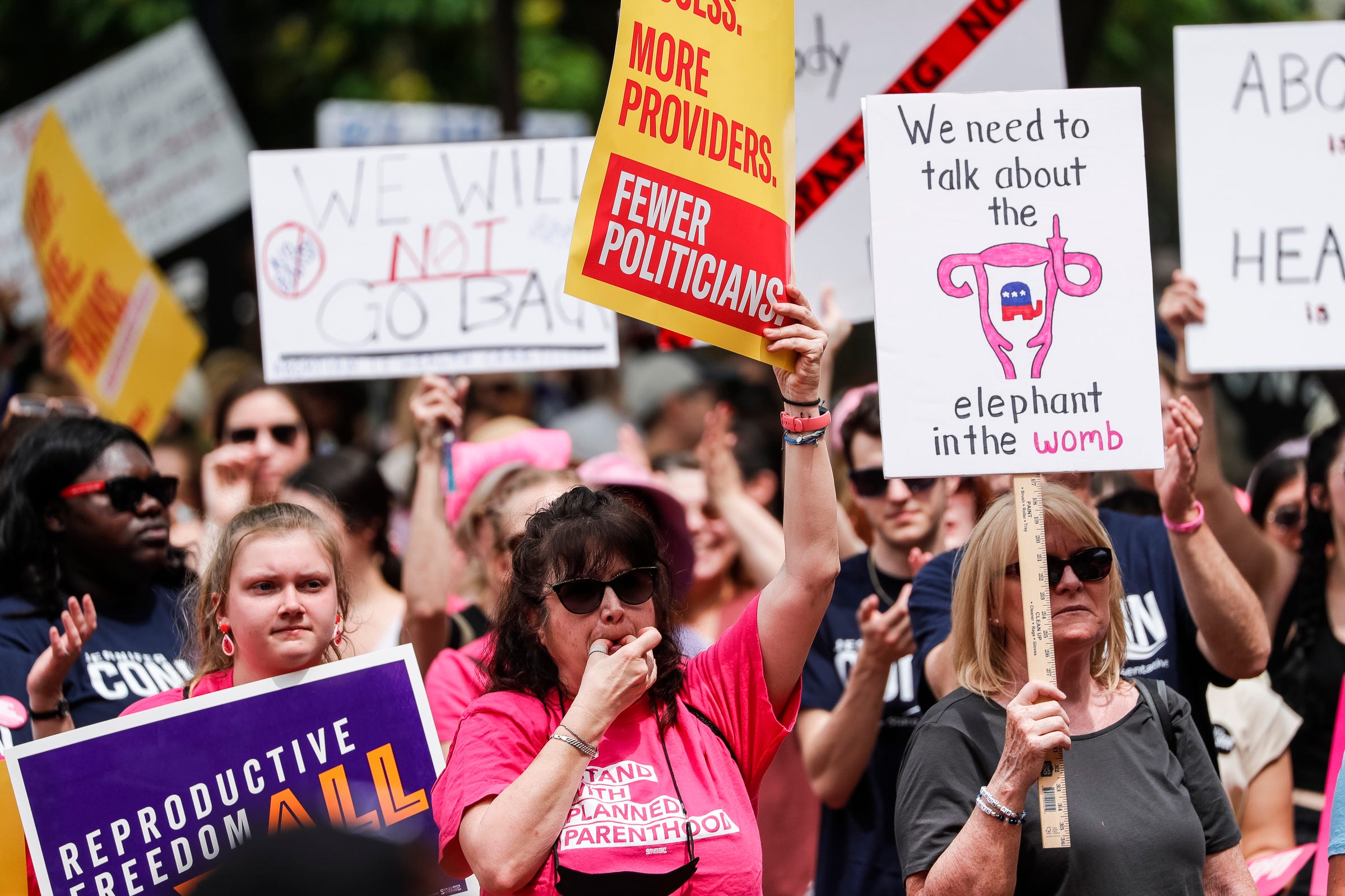 Ann Arbor, Michigan, rally for reproductive rights, in pictures ...