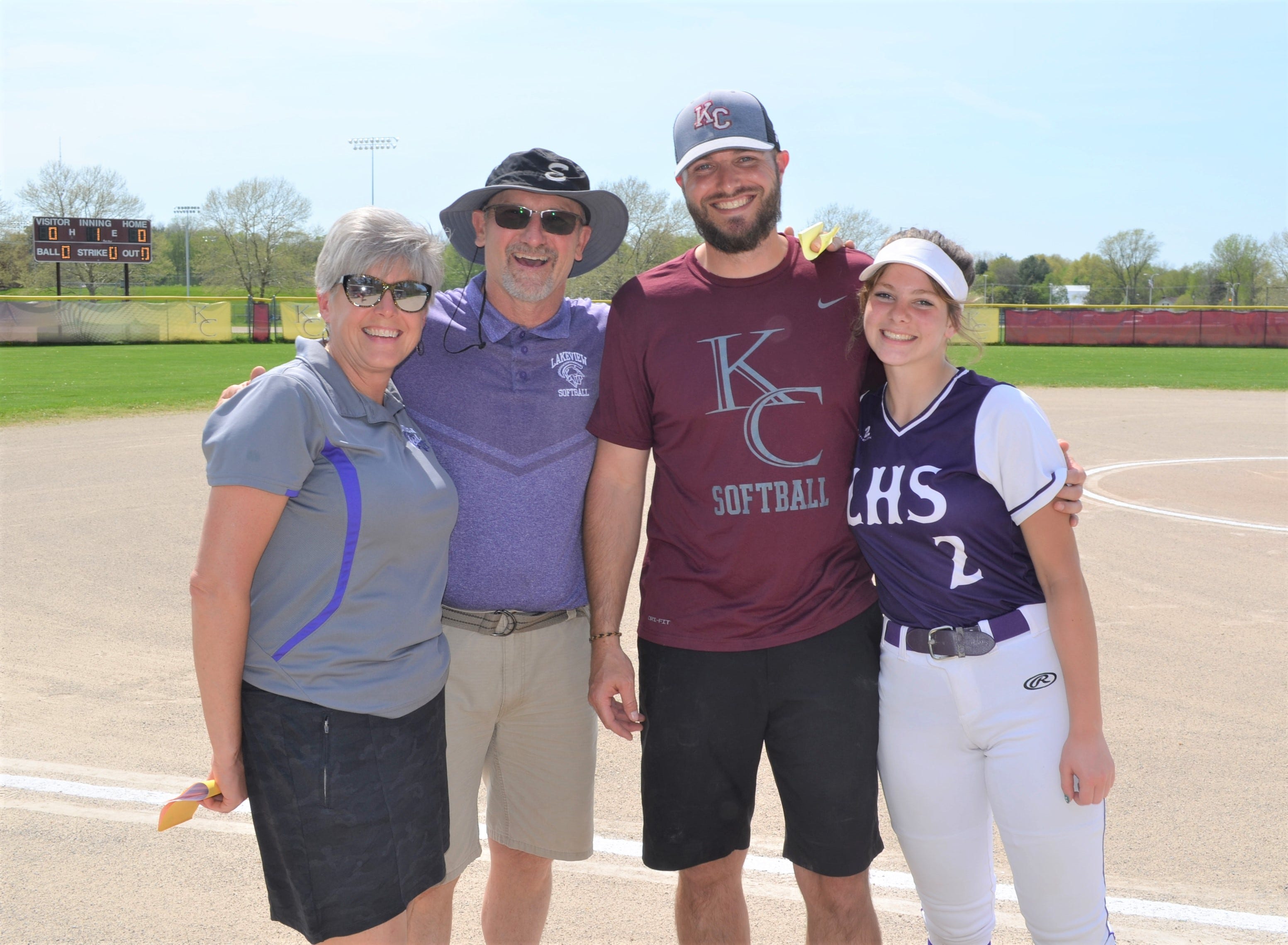 Lakeview vs. K-Central softball game turns into a Ratliff family reunion