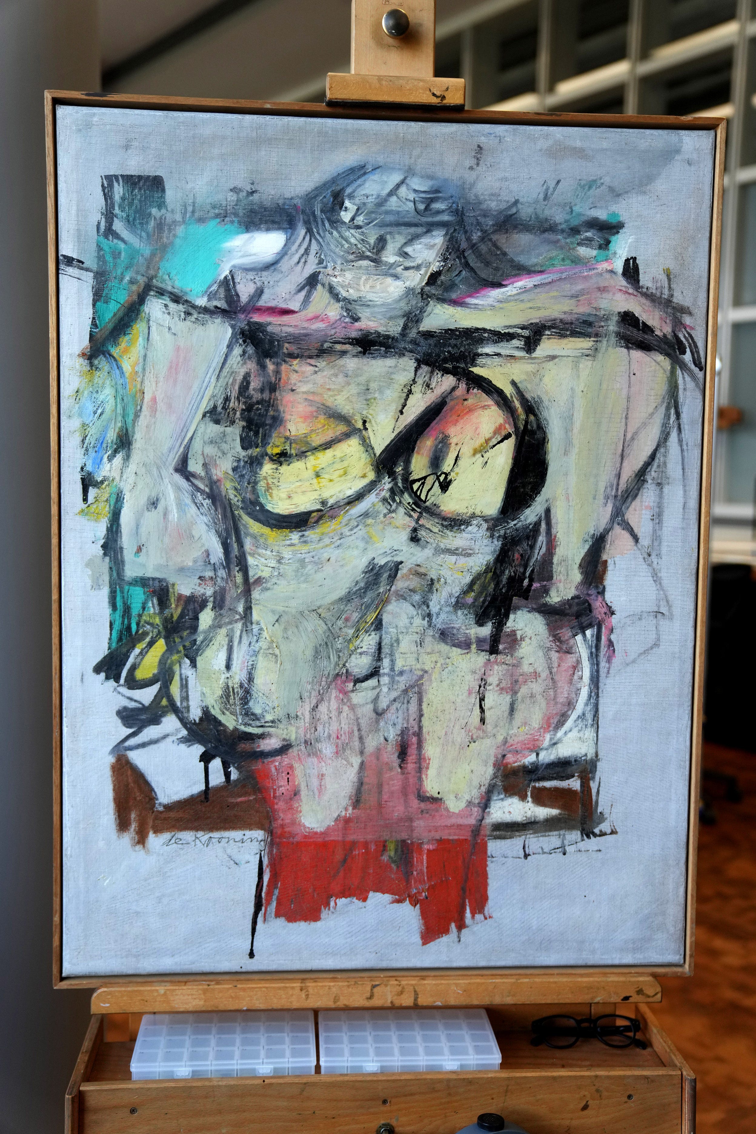 Stolen and recovered de Kooning painting makes big debut