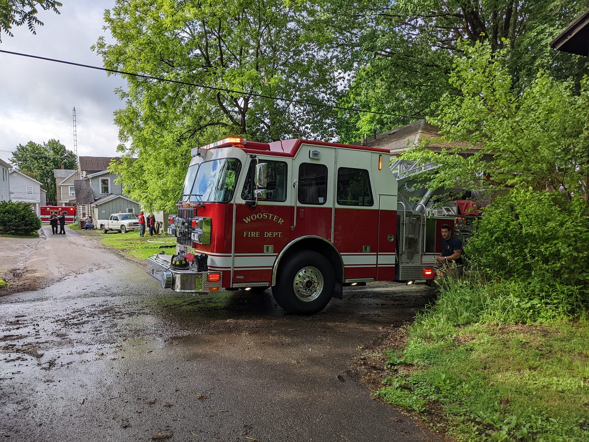 Fire crews suspect arson in Wooster house fire