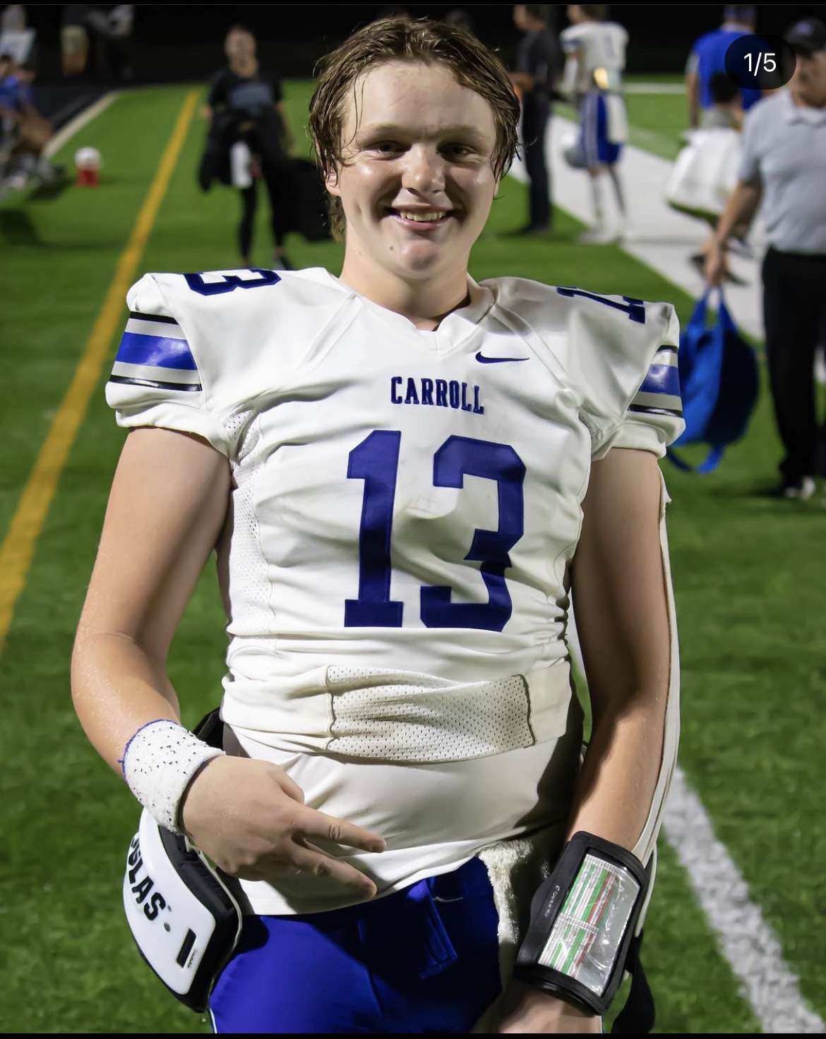 IHSAA football: Owen Scheele, Carroll QB, dies at 17