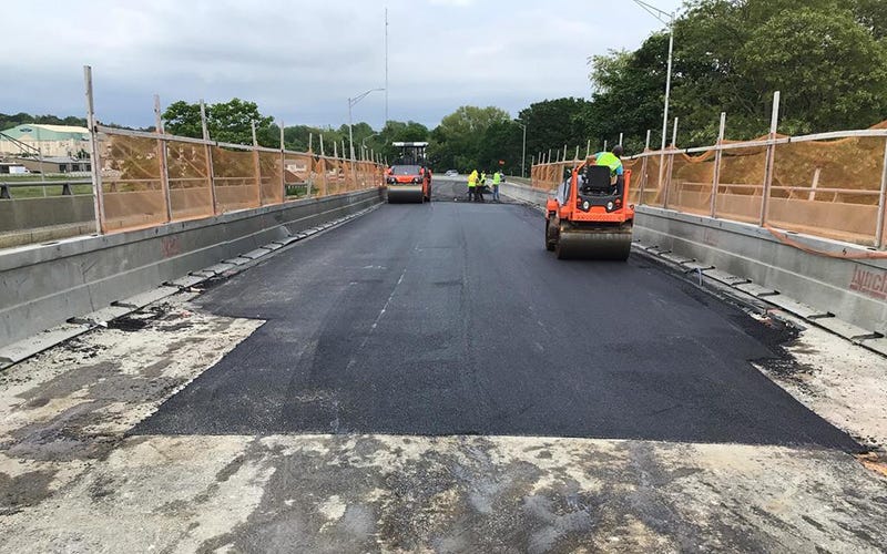 Newport Pell Bridge lane splits part of ramp redesign work