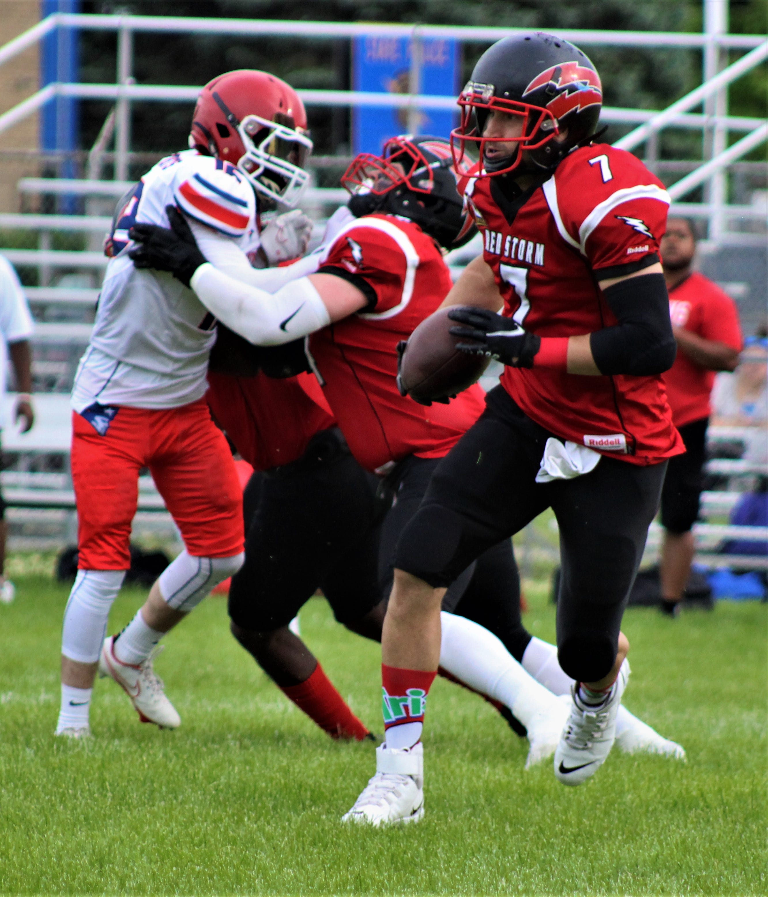 Red Storm coach still has playoff aspirations for his football team