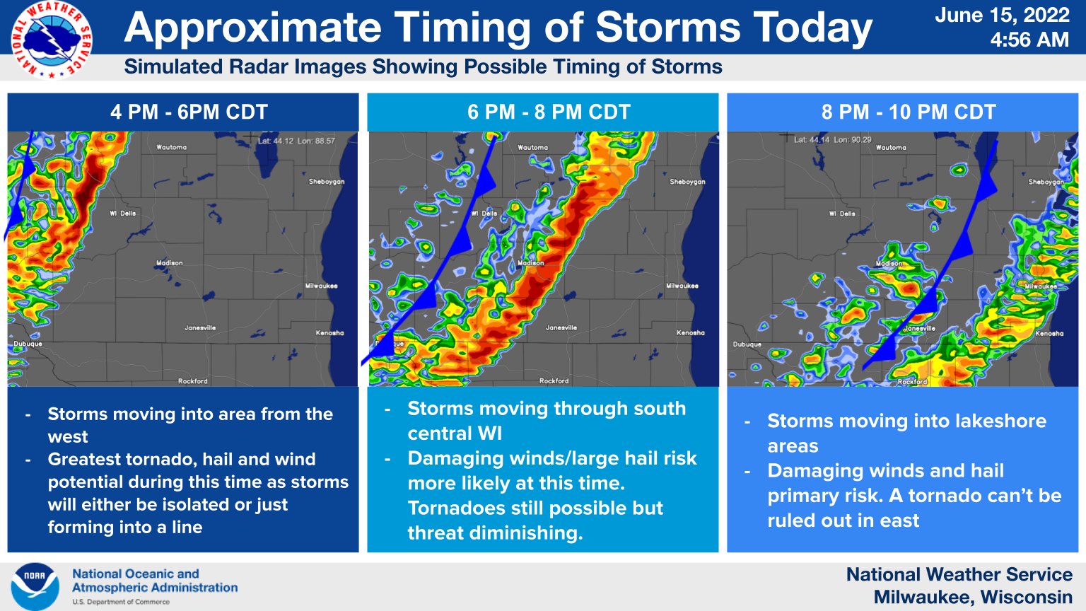 Tornadoes, severe storms possible across Wisconsin on Wednesday