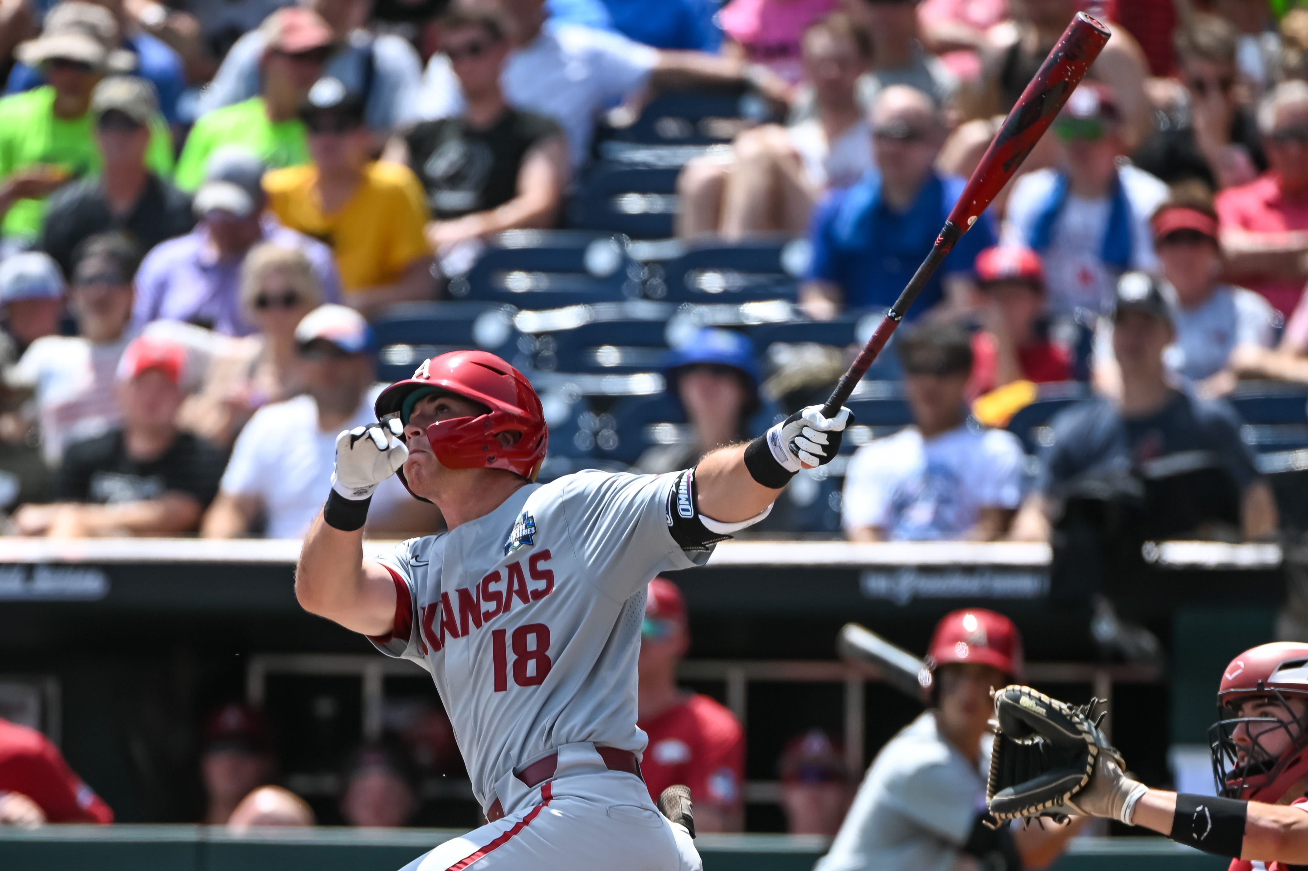 CWS: Ole Miss vs. Arkansas baseball video highlights, score Wednesday