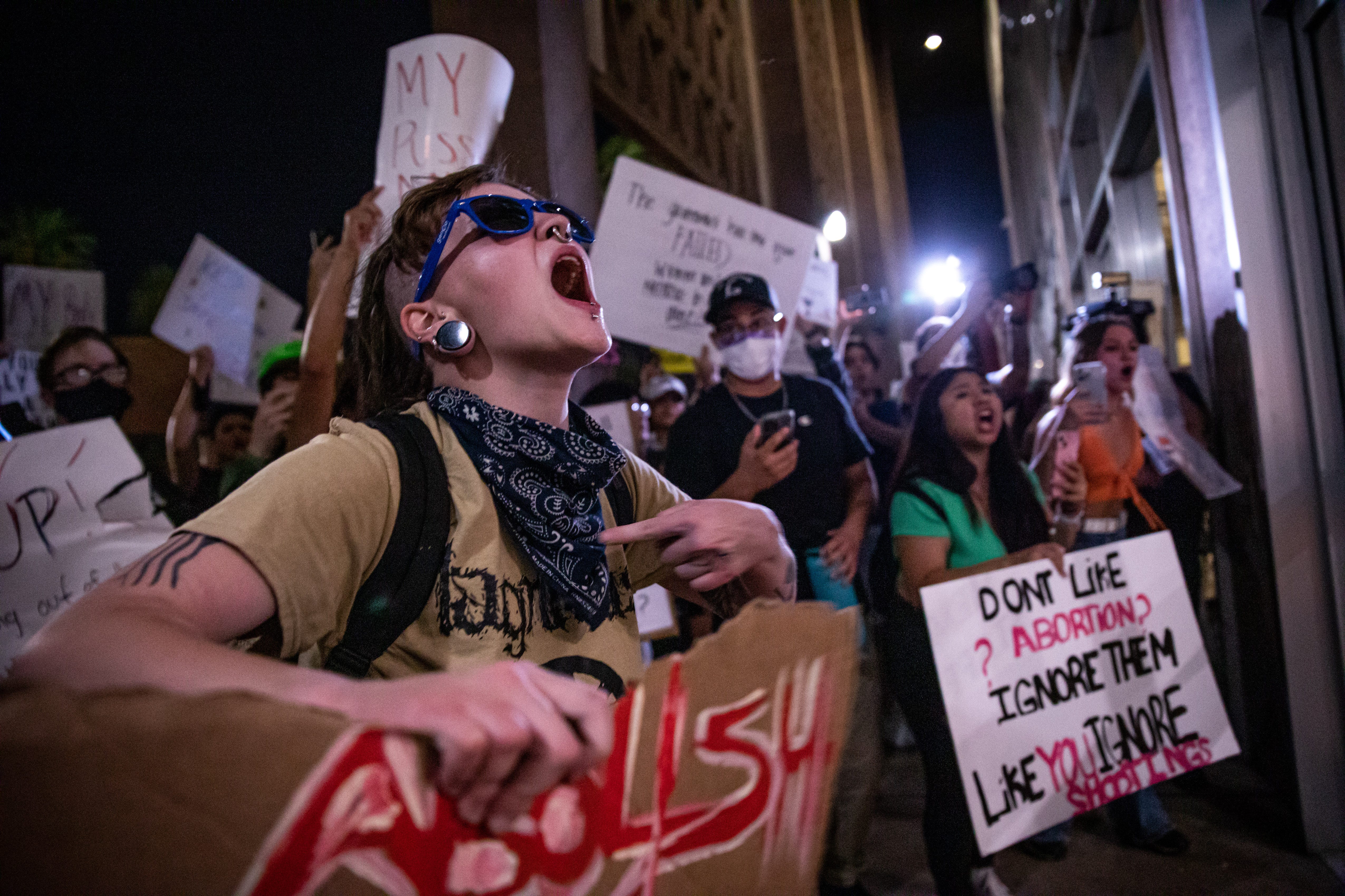 Abortion reaction updates: Man detained, released at Phoenix protest
