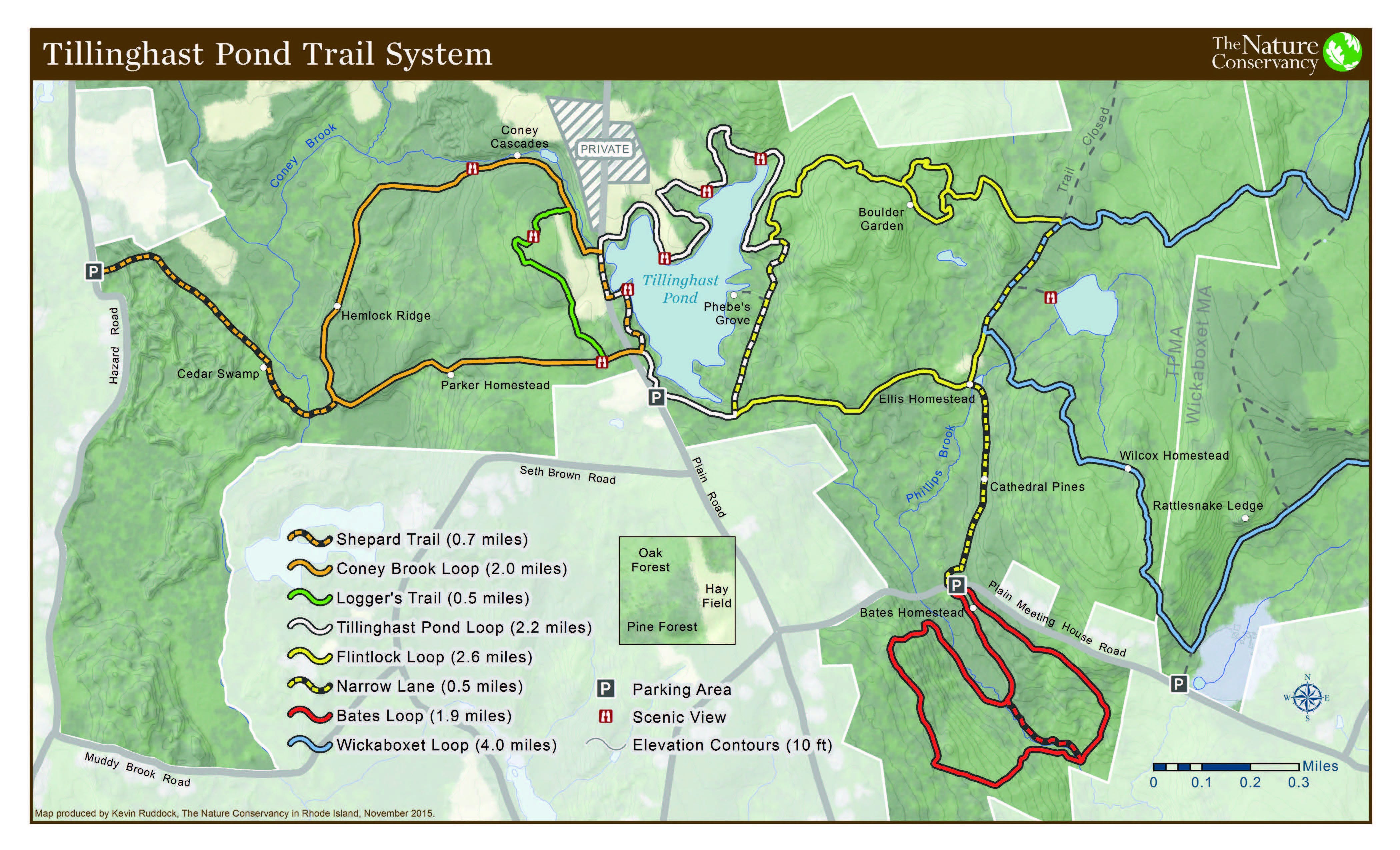 Rhode Island hikes: Tillinghast Pond's trails are special