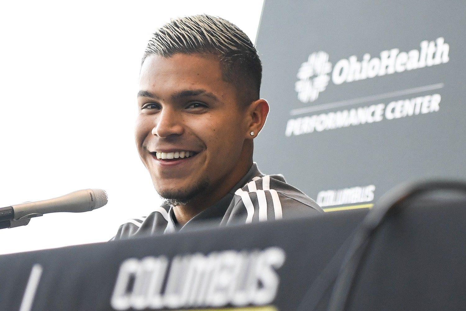Columbus Crew introduce Columbian striker Cucho Hernandez