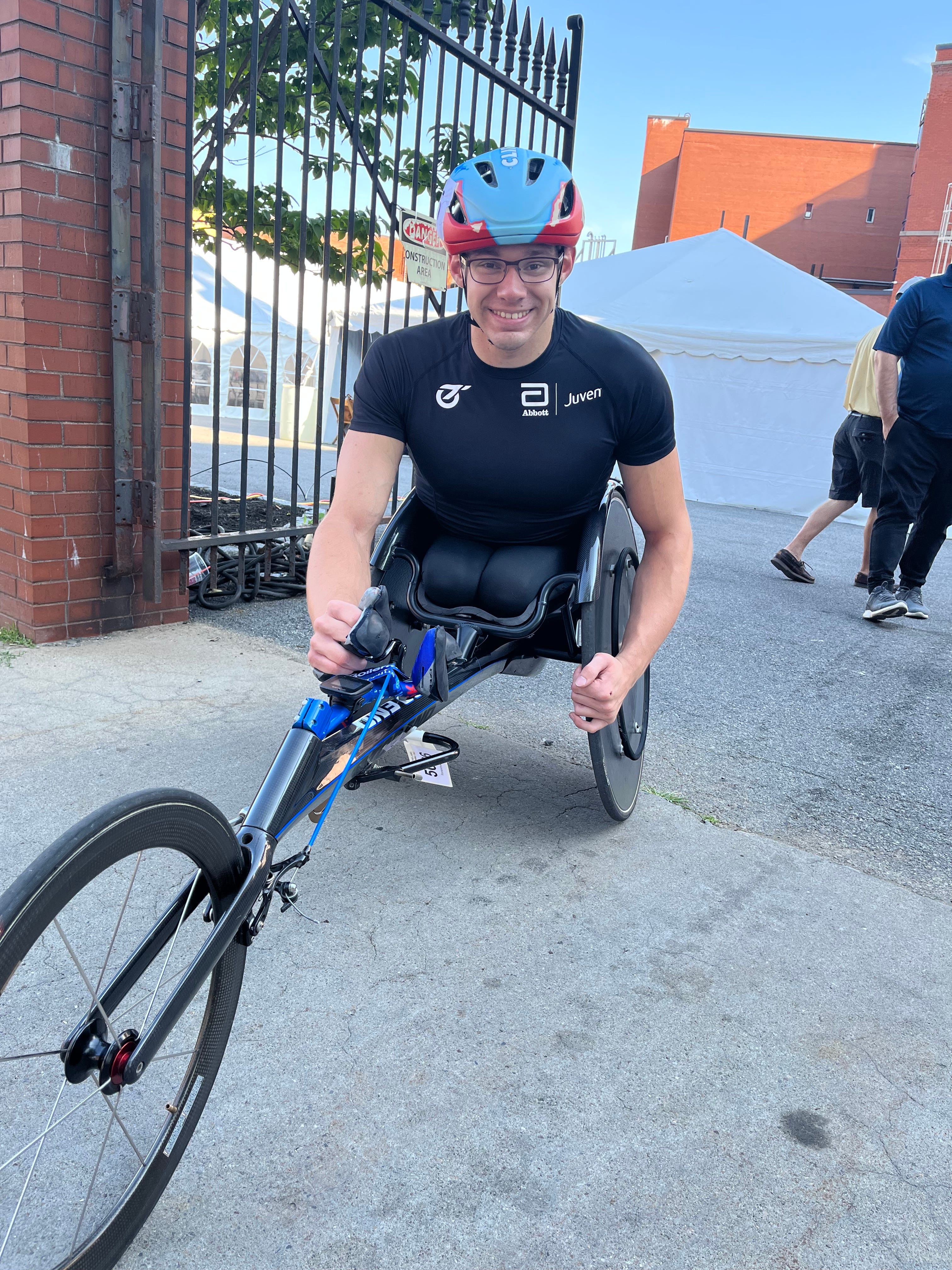 Daniel Romanchuk breaks Boilermaker record for the Wheelchair 15k