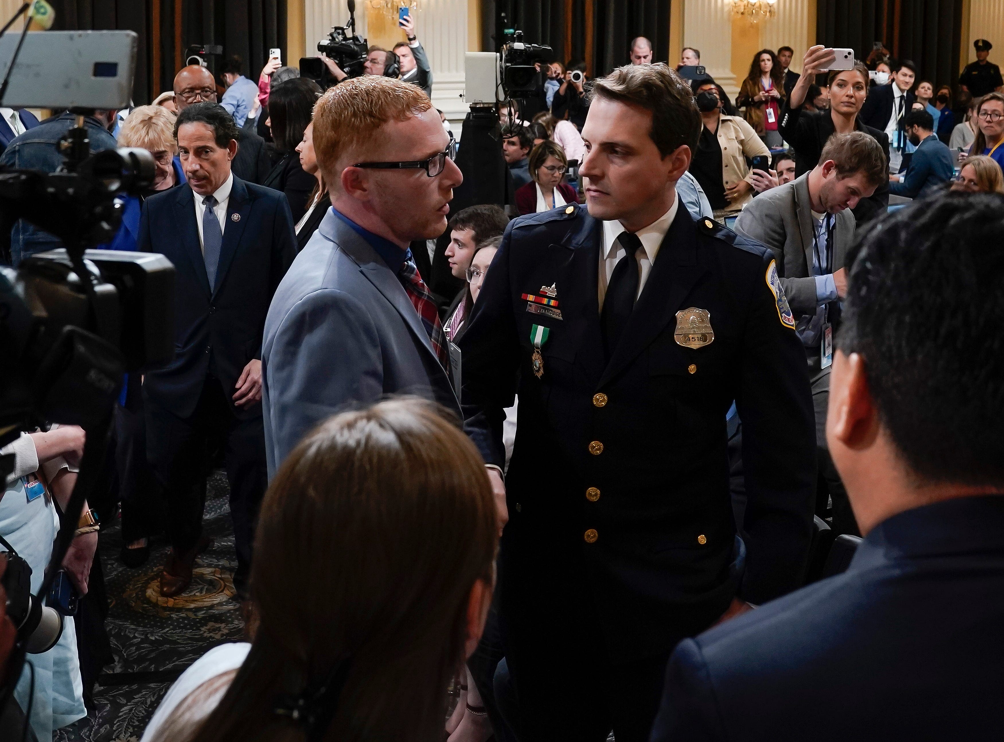 Jan. 6: Capitol Police injured by rioters front and center at hearings