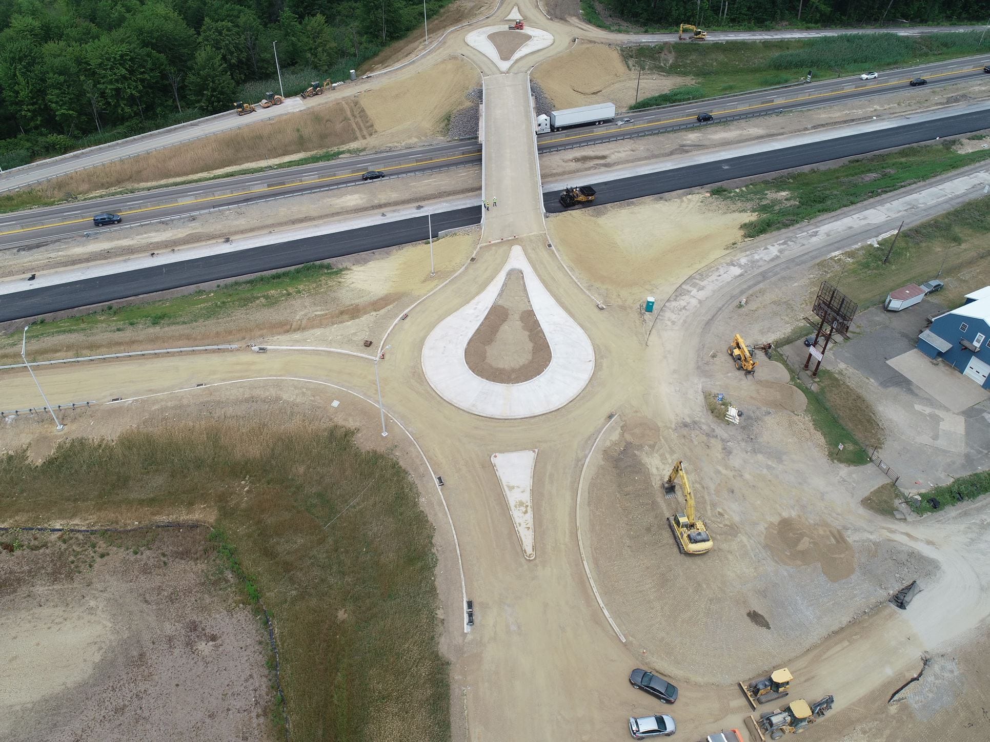 New bridge, roundabouts are open at Interstate 90 Girard/Platea ...