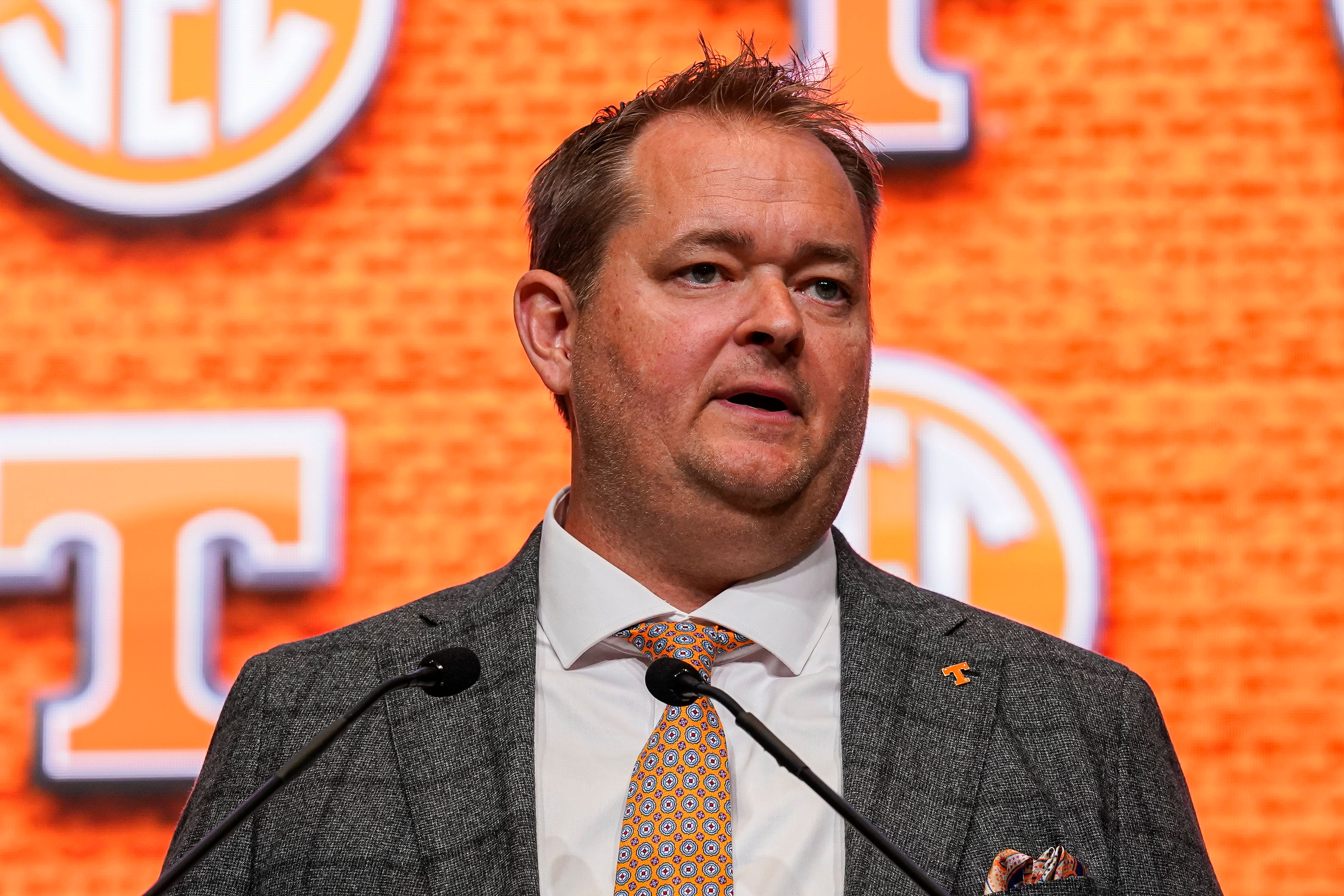 Everything Tennessee football coach Josh Heupel said at SEC Media Days