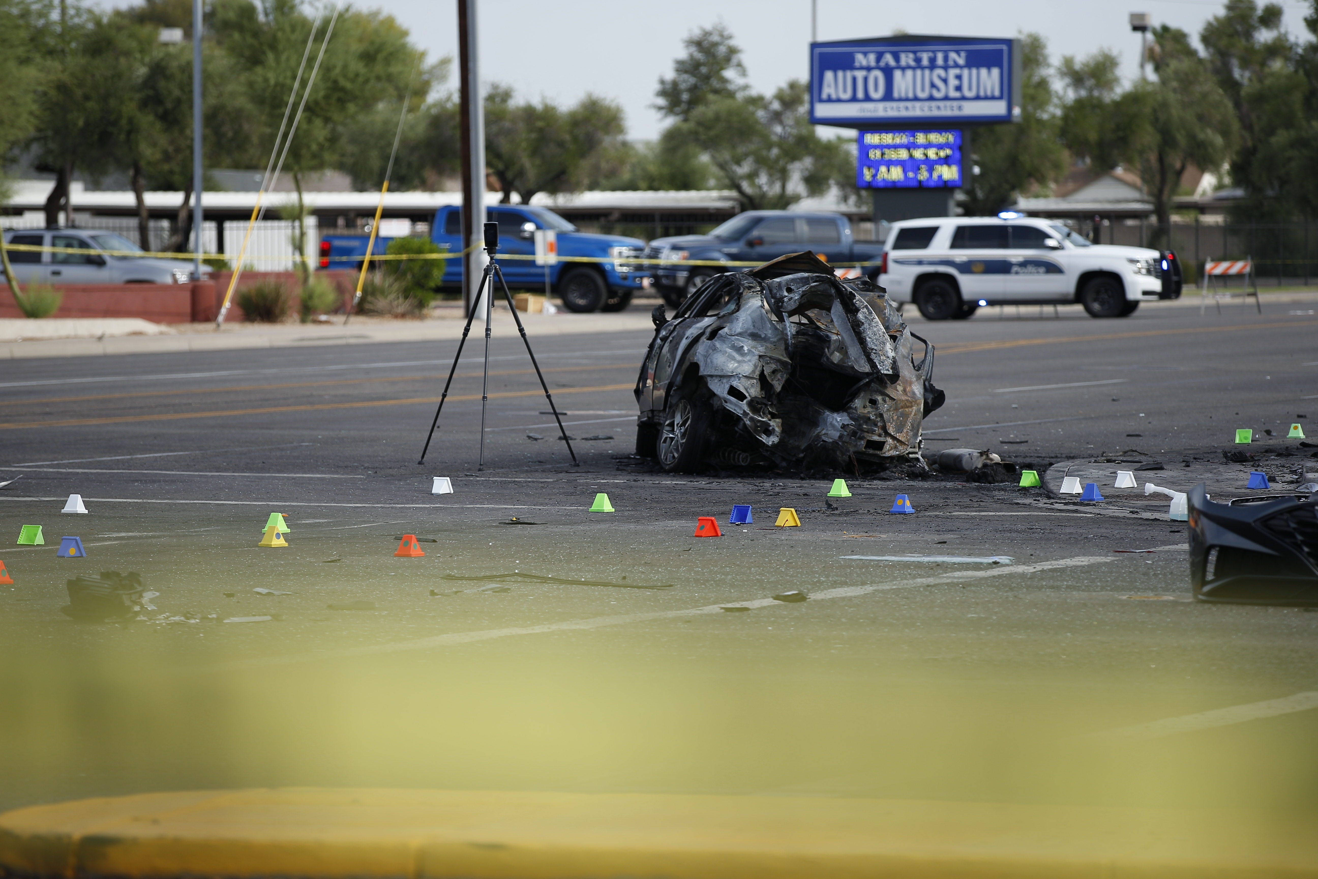 Car Accident Phoenix Tonight End Cyberzine Photogallery