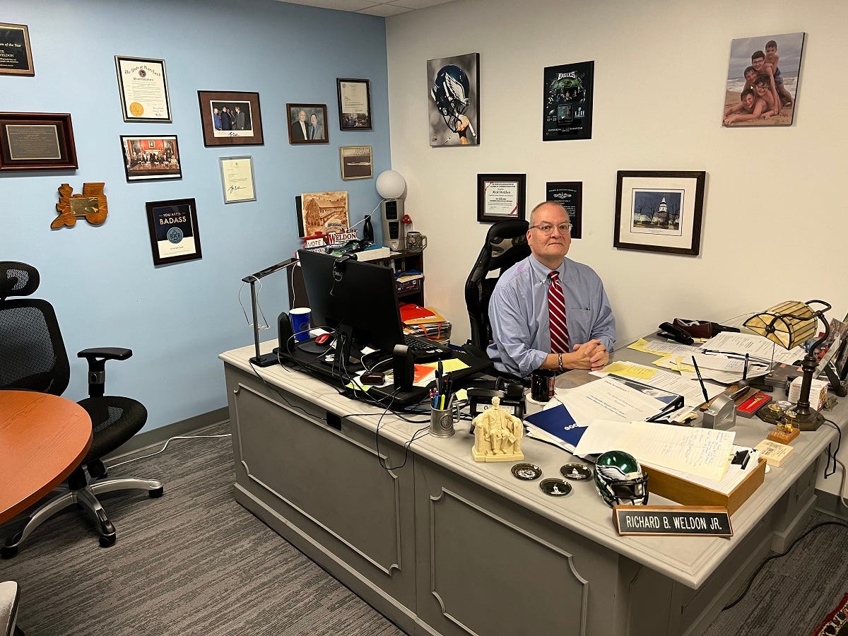 Dan Cox, once a small town official, now aims for Maryland governor