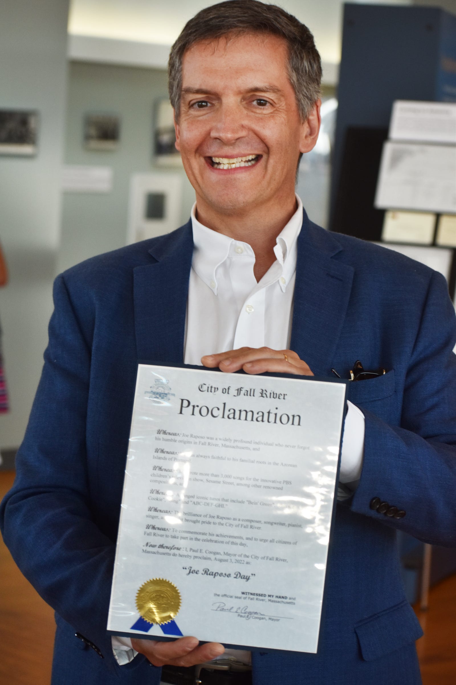 Fall River honors Sesame Street composer with Joe Raposo Day