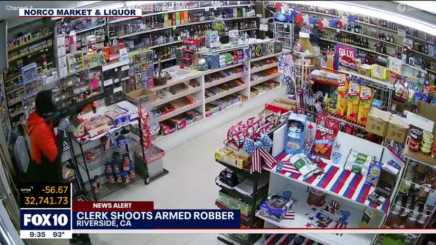 Armed Man Shot By 80 Year Old California Store Owner With Shotgun