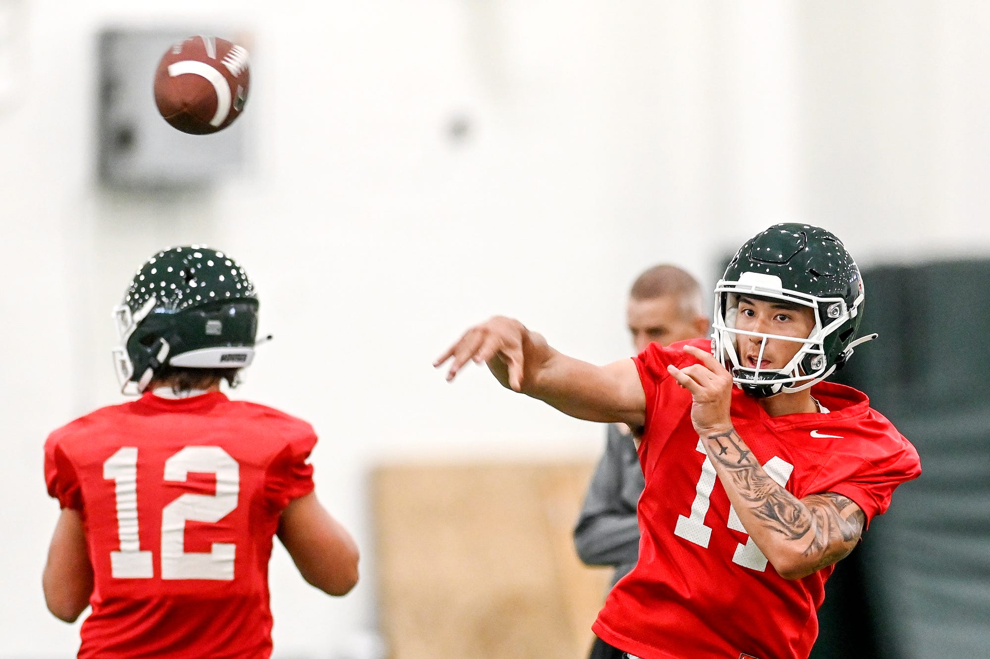 Michigan State football appears to have QB order behind Payton Thorne