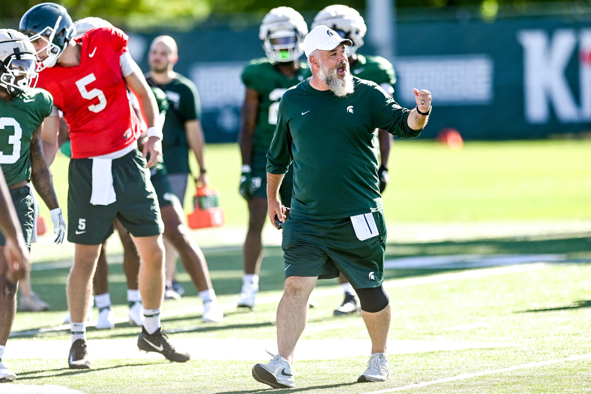 Michigan State football DC Scottie Hazelton prepares for Year 3
