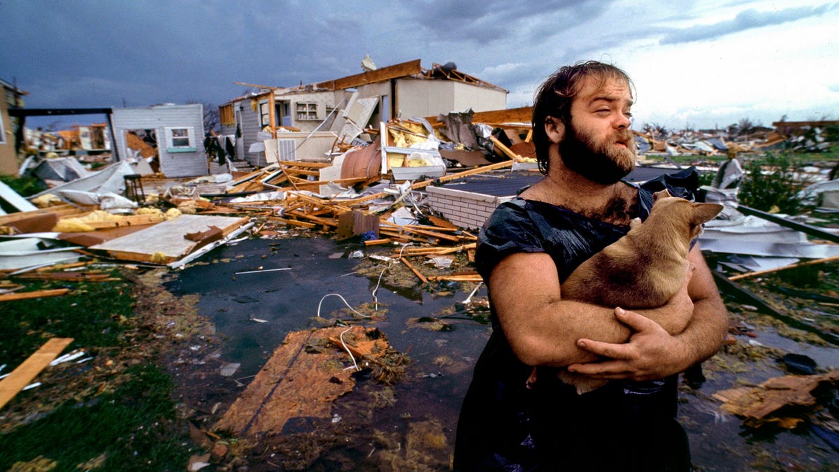Photos Hurricane Andrew destruction 30 years ago.