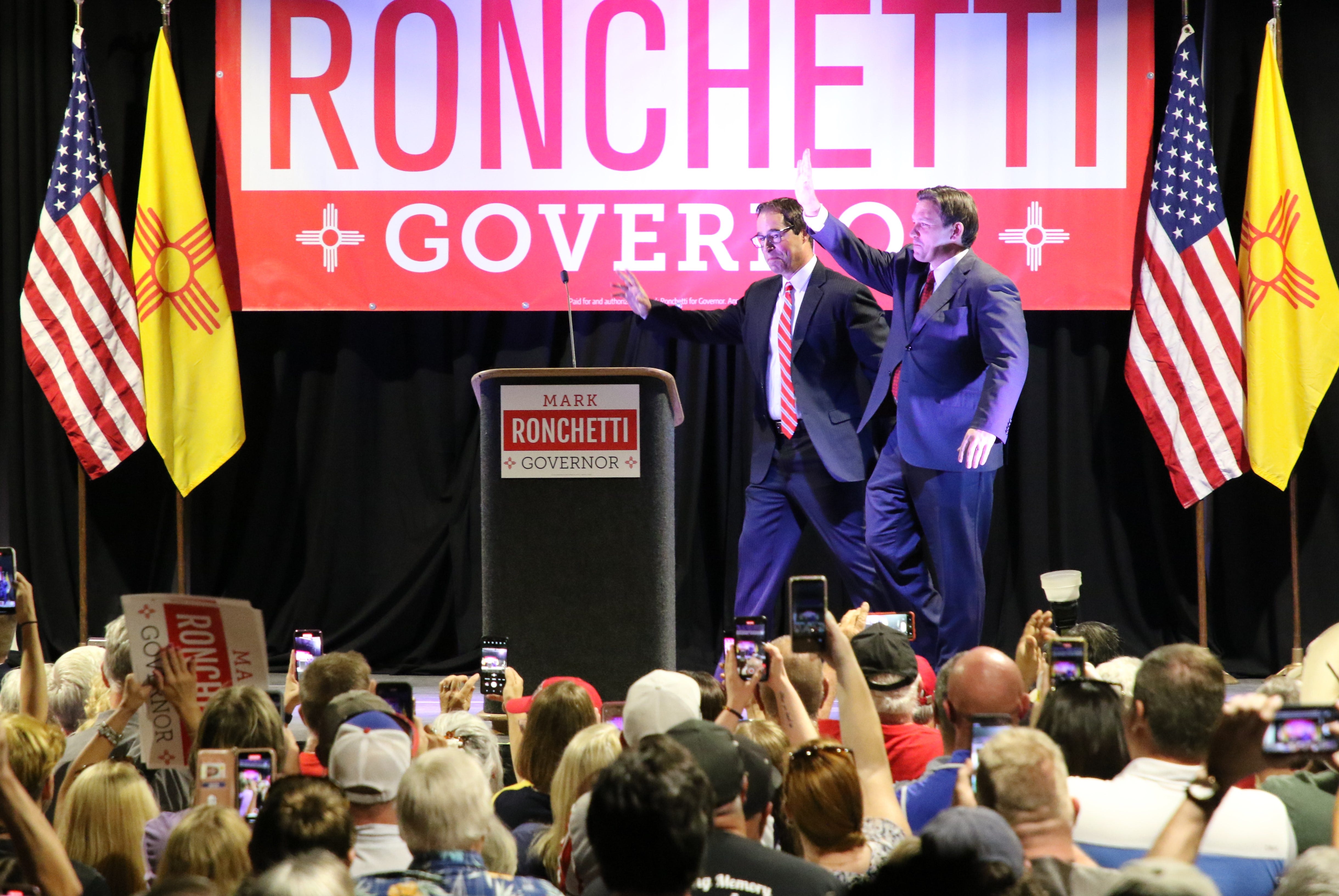 Ronchetti rallies with Florida Gov. Ron DeSantis, Rep. Yvette Herrell
