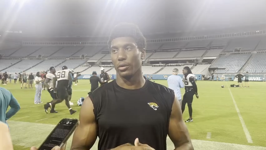 WATCH: Zay Jones opens up about team chemistry after practice at TIAA Bank