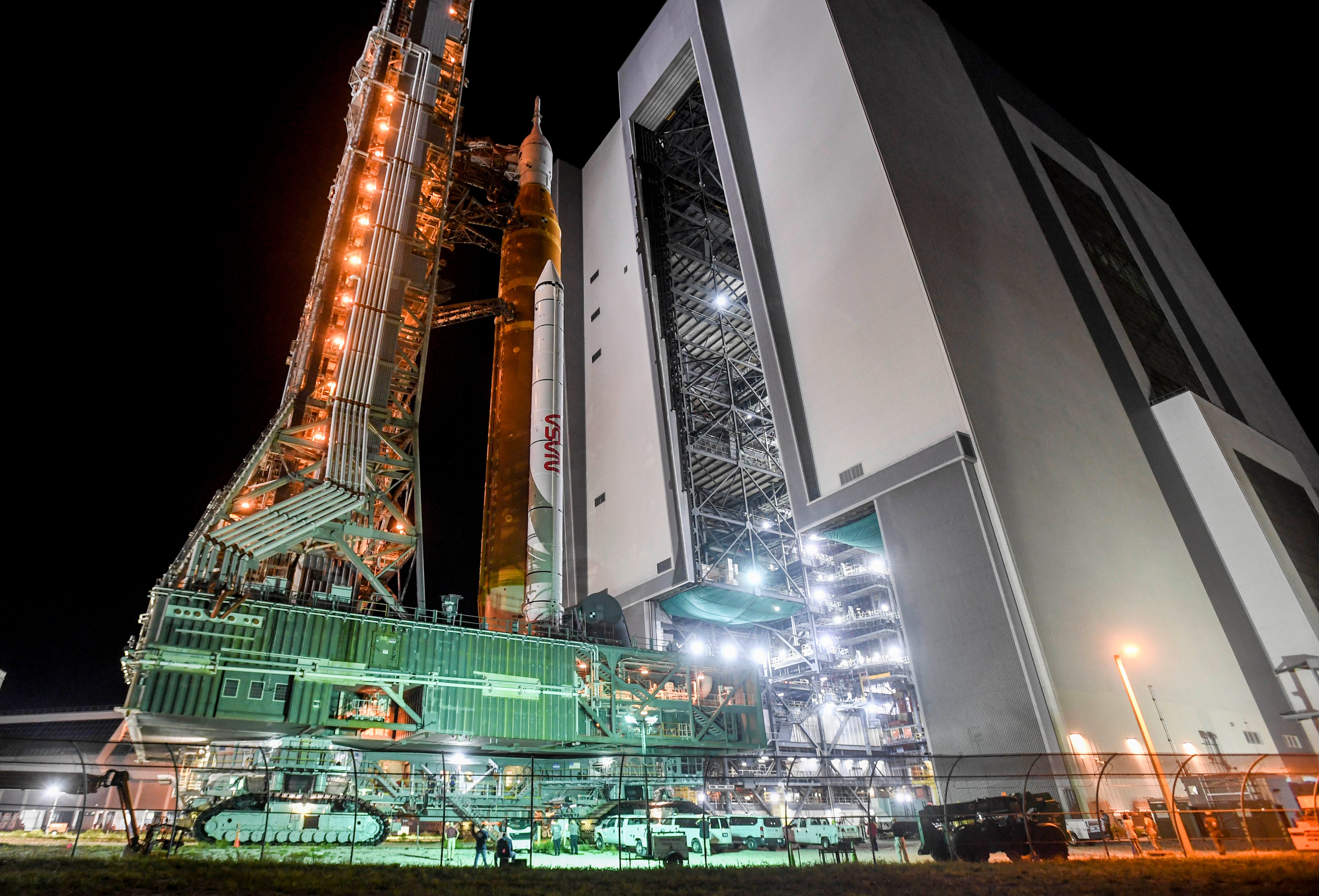 NASA 'go' for launch of massive SLS rocket for Artemis I moon mission