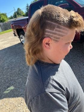 Pataskala's 8-year-old 'mullet man' places 3rd in national hair contest