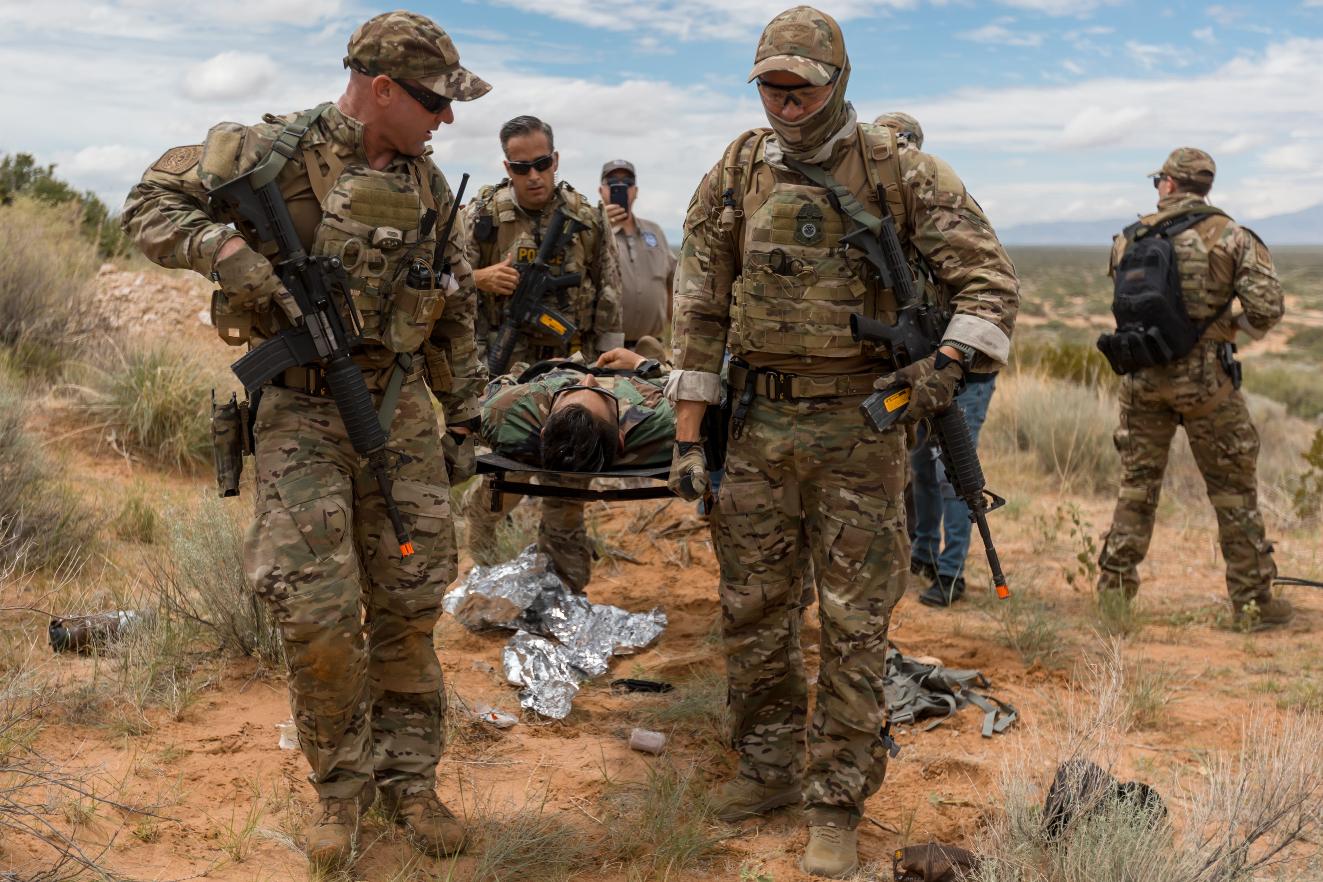 Border Patrol BORSTAR agents train to save lives in dangerous terrain