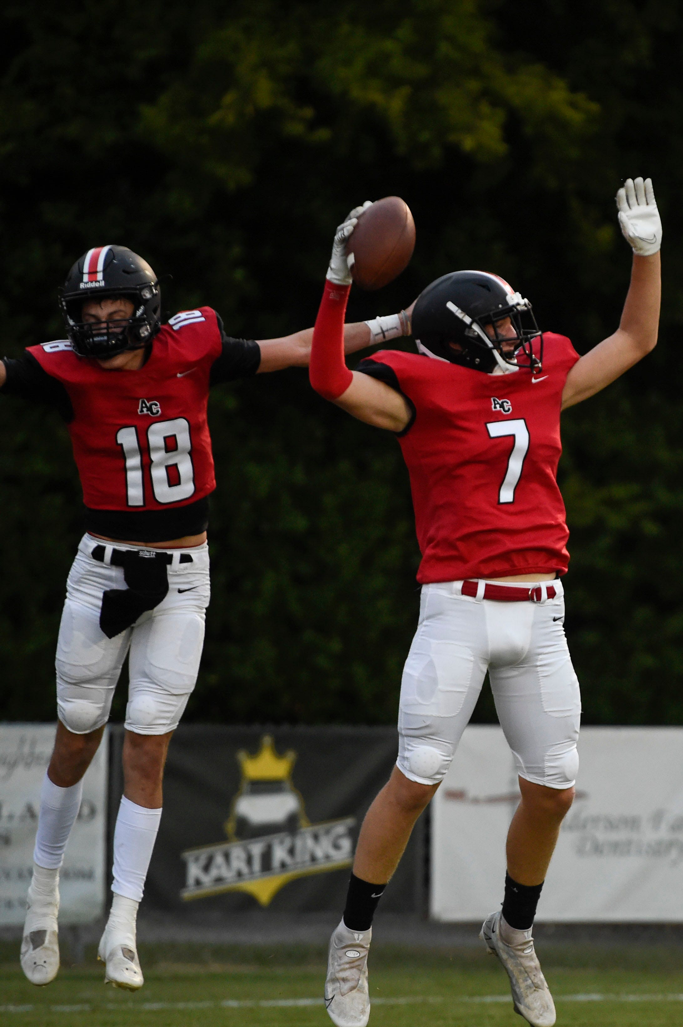 Results for the Augusta high school football scoreboard for Week 2