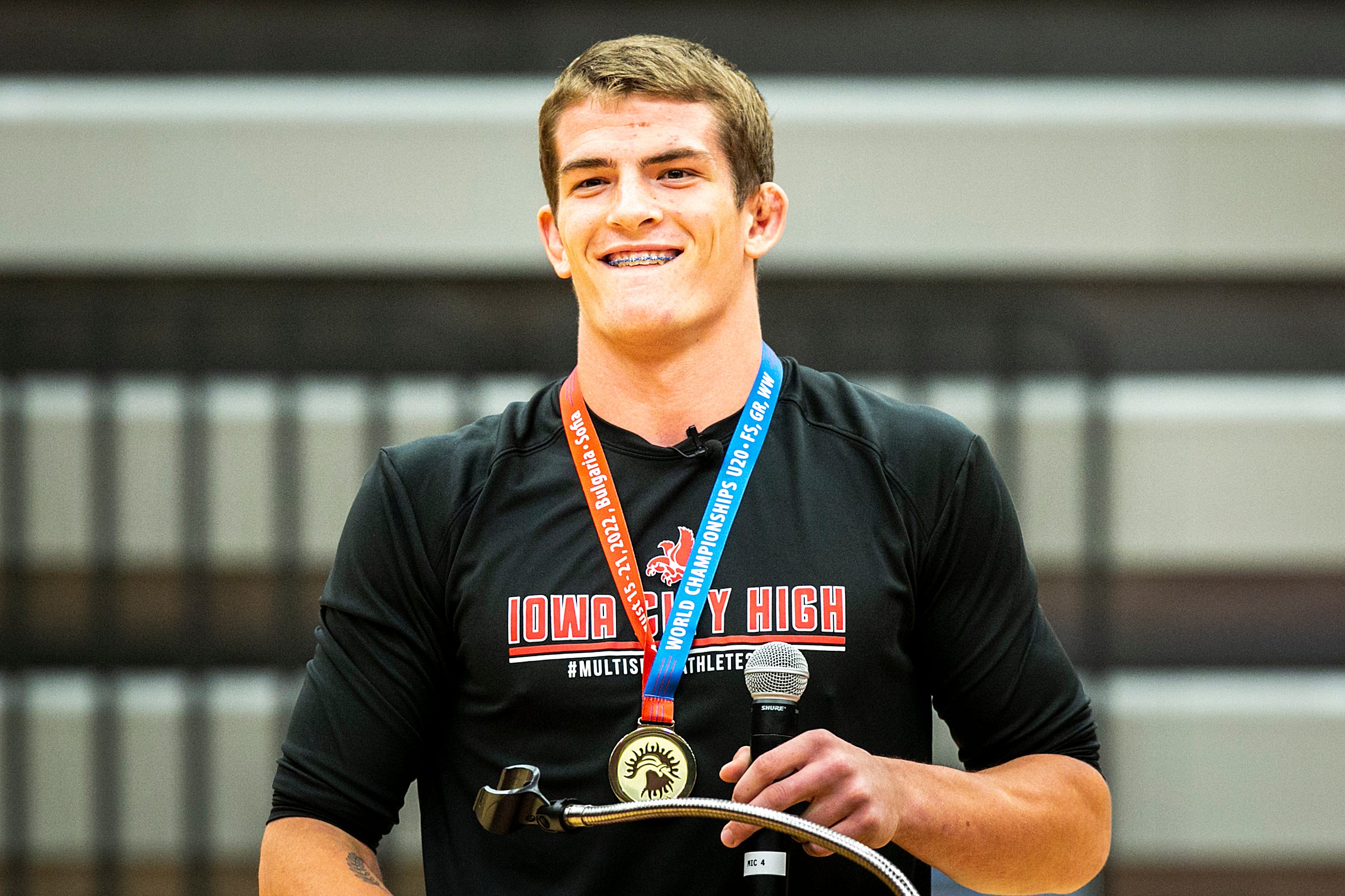 Iowa wrestling commit Ben Kueter wins Junior freestyle world title