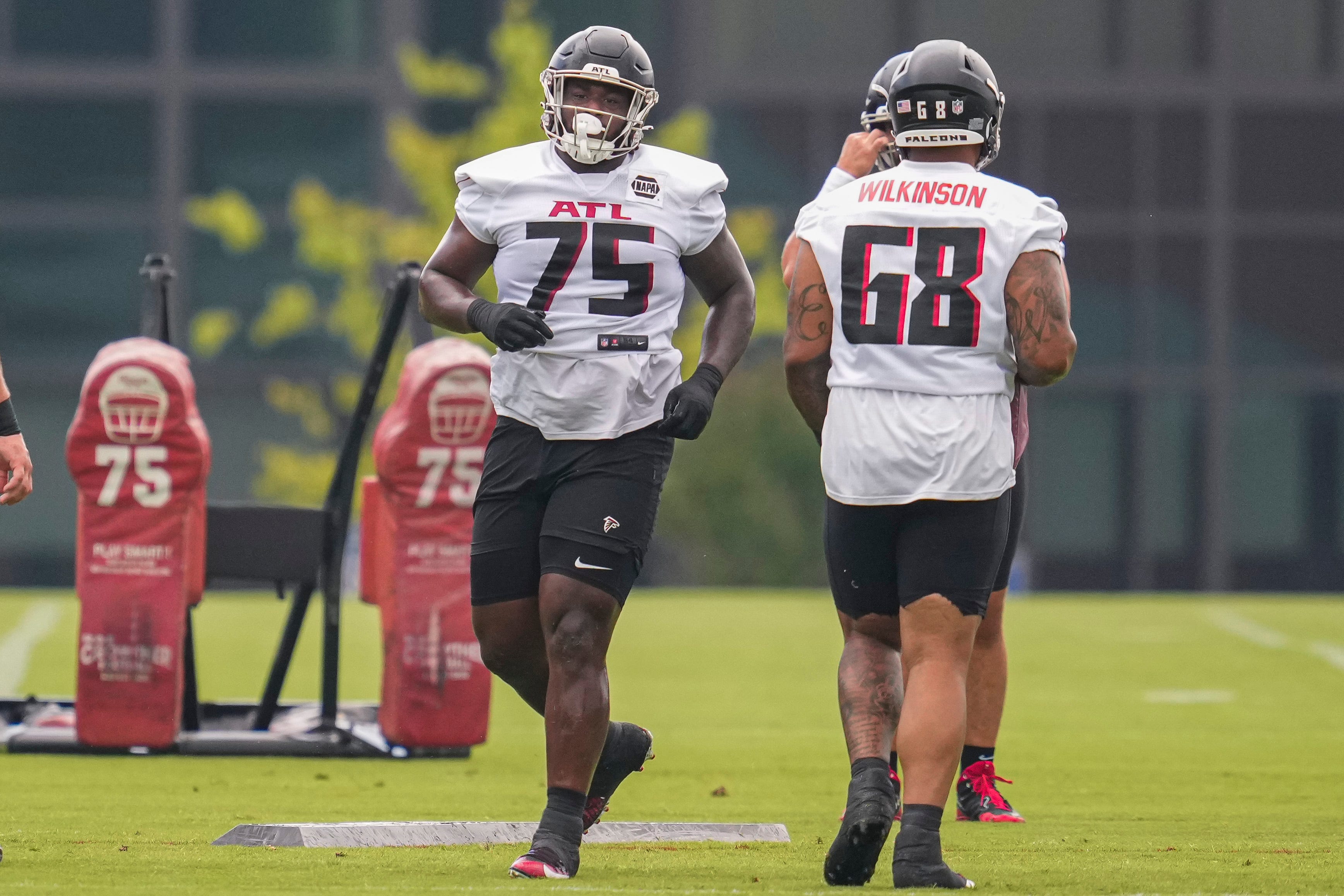 Atlanta Falcons' DeAngelo Malone, Justin Shaffer living family dream