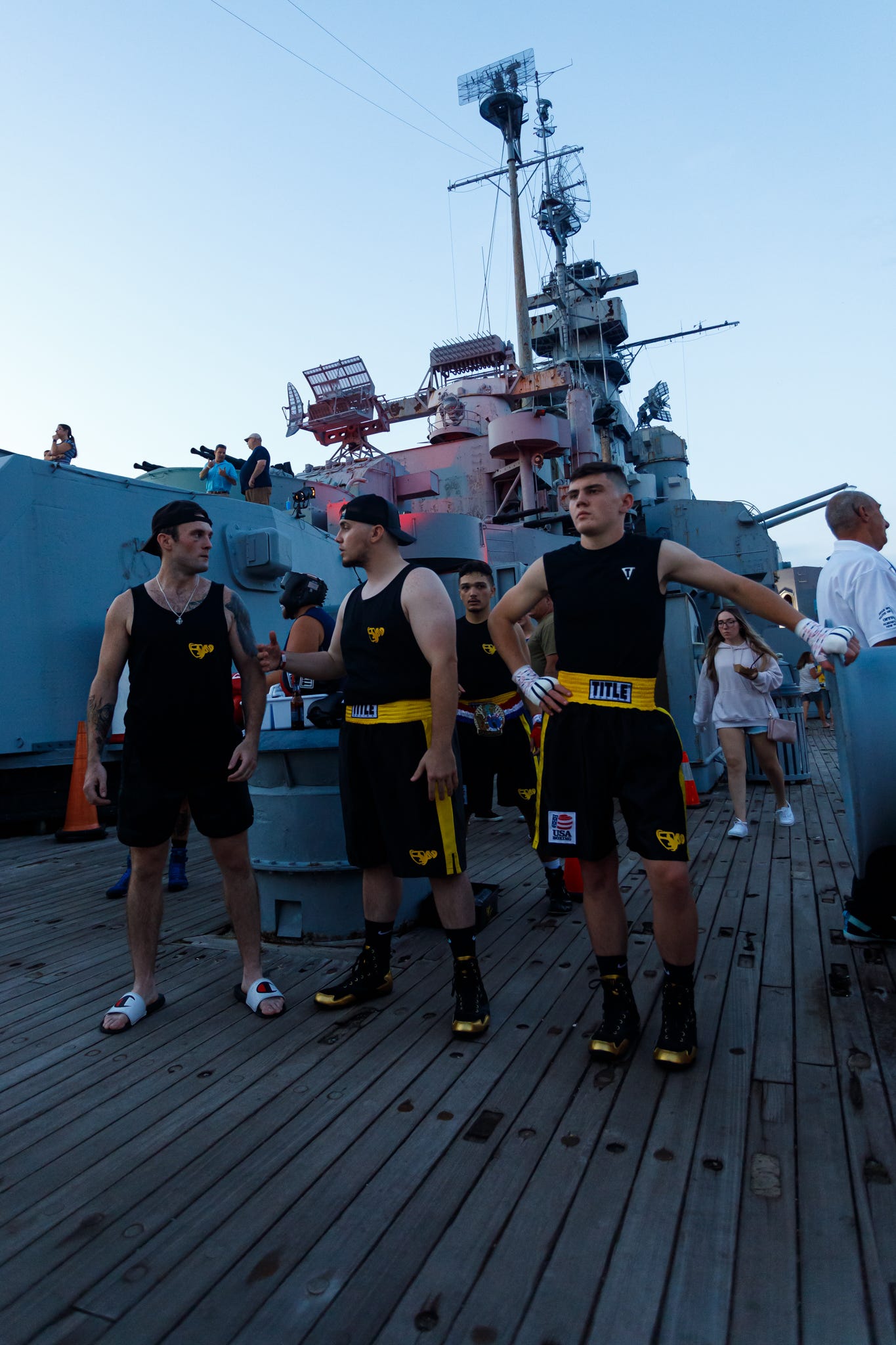 VIDEO: Capacity crowd enjoys Battle on the Battleship boxing event
