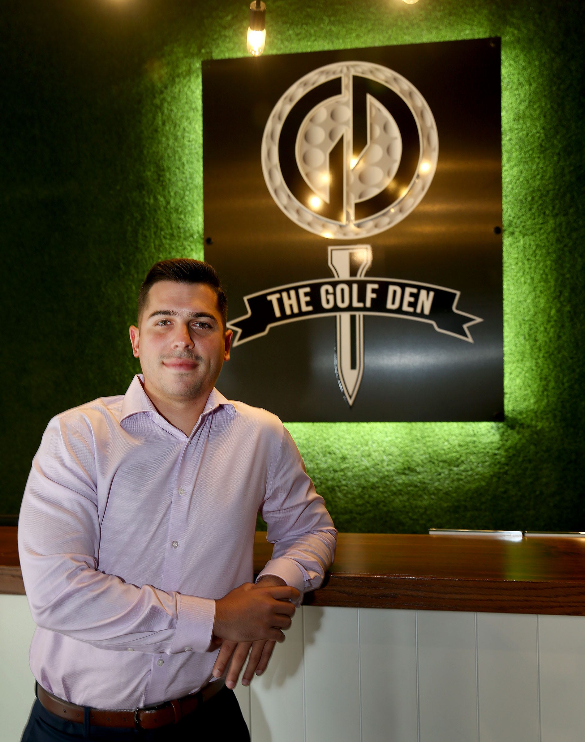 Golf Den lets you play golf in downtown Red Bank NJ