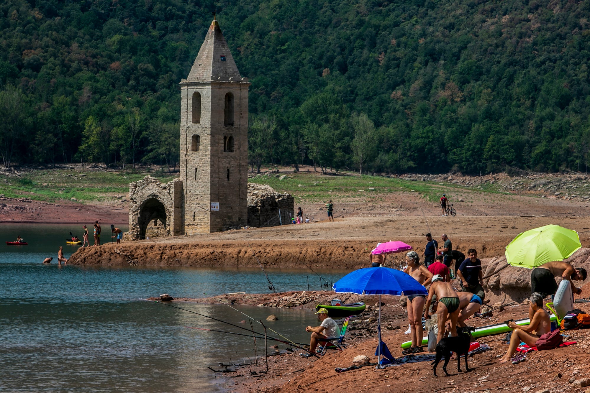 Nazi ships, Buddhist statues: Artifacts reemerge due to heat