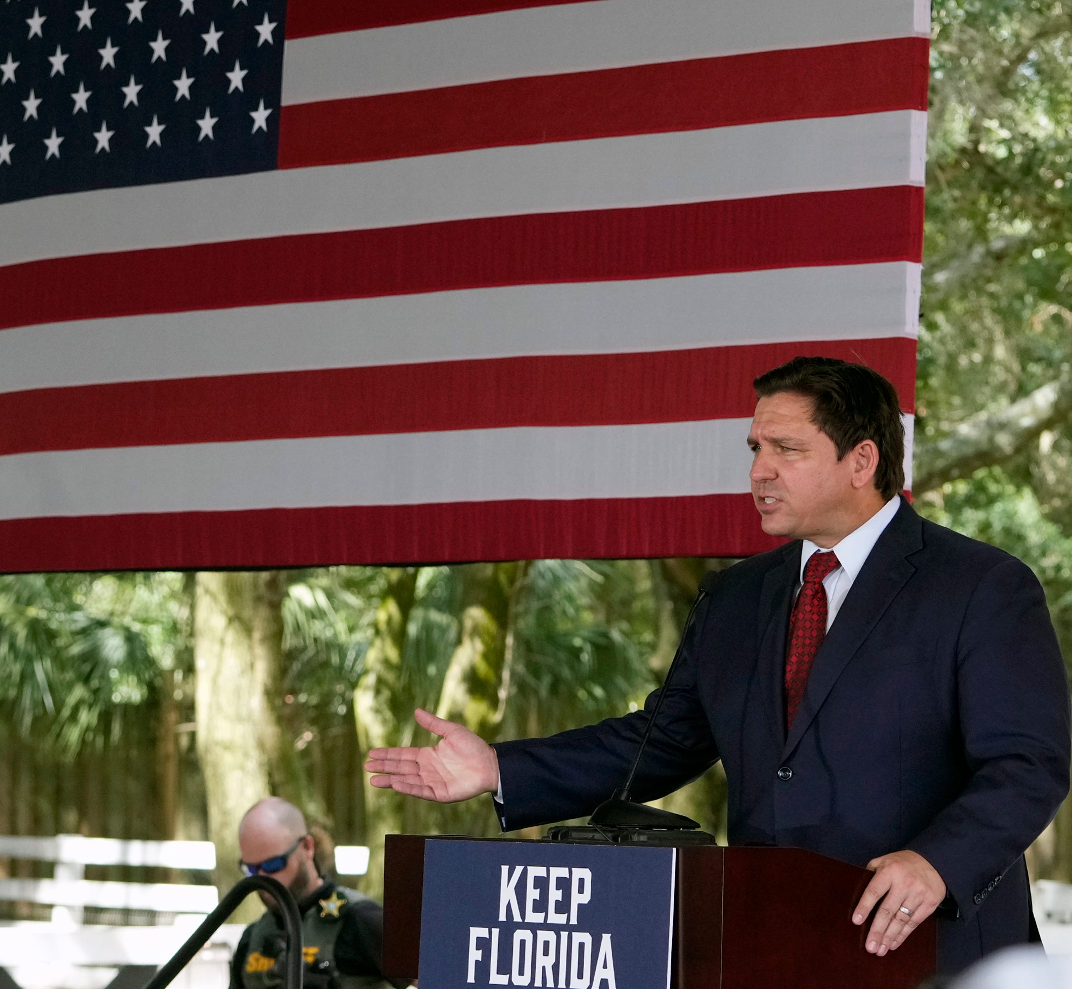 Ron DeSantis, Marco Rubio host joint campaign rally in Geneva, Florida