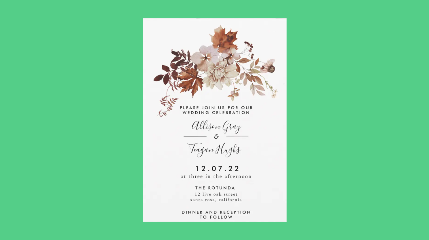 Fall wedding invitations 2022: Which ones are worth the investment
