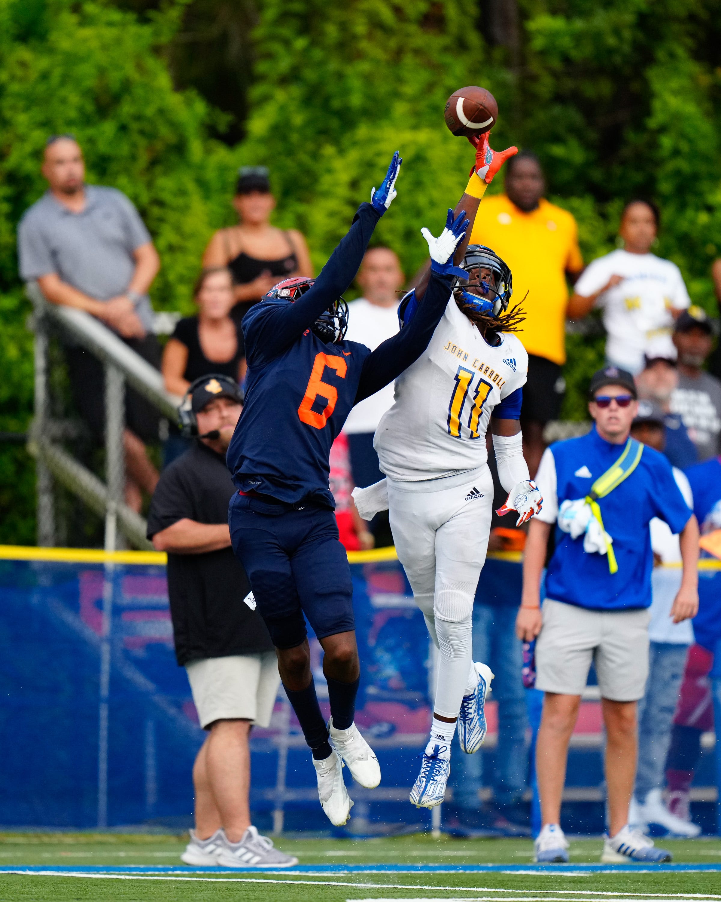 John Carroll Catholic football capitalizes on Benjamin turnovers in rally