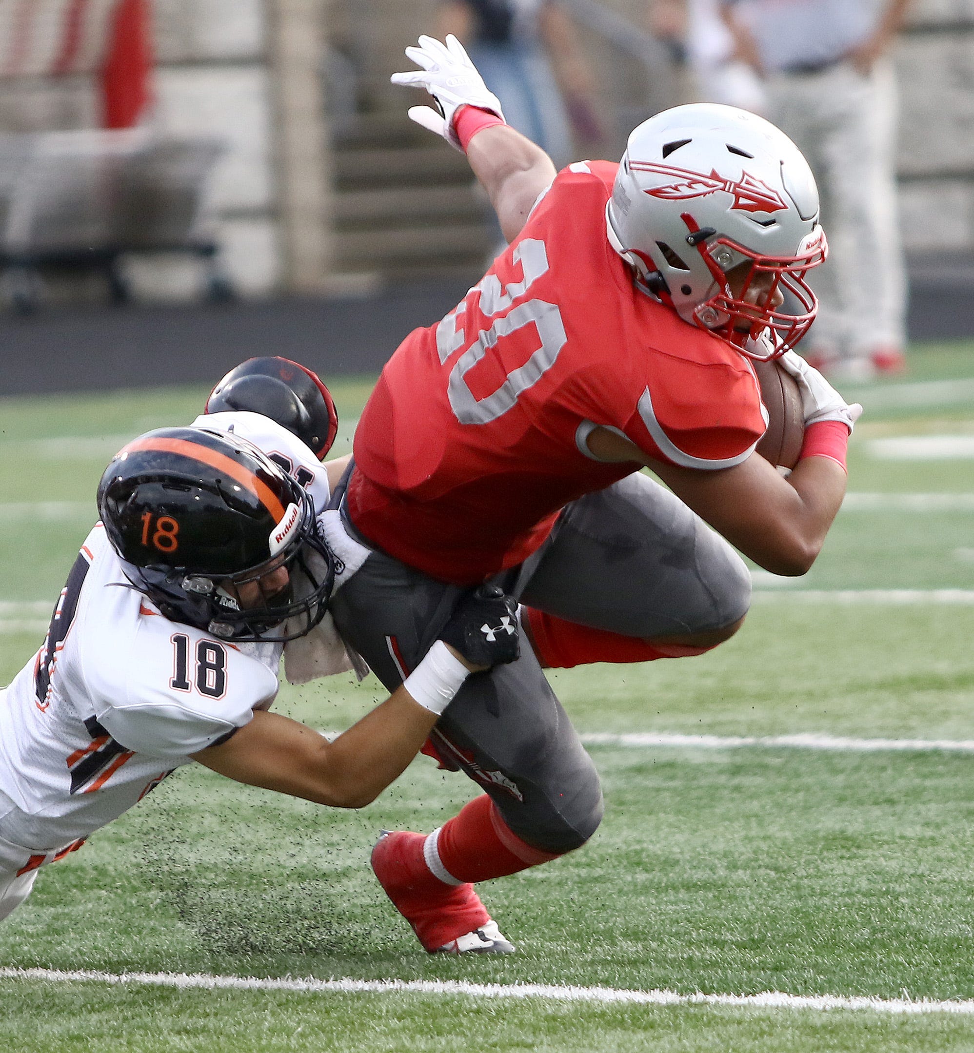 Northwest football uses advantage along lines to beat Marlington