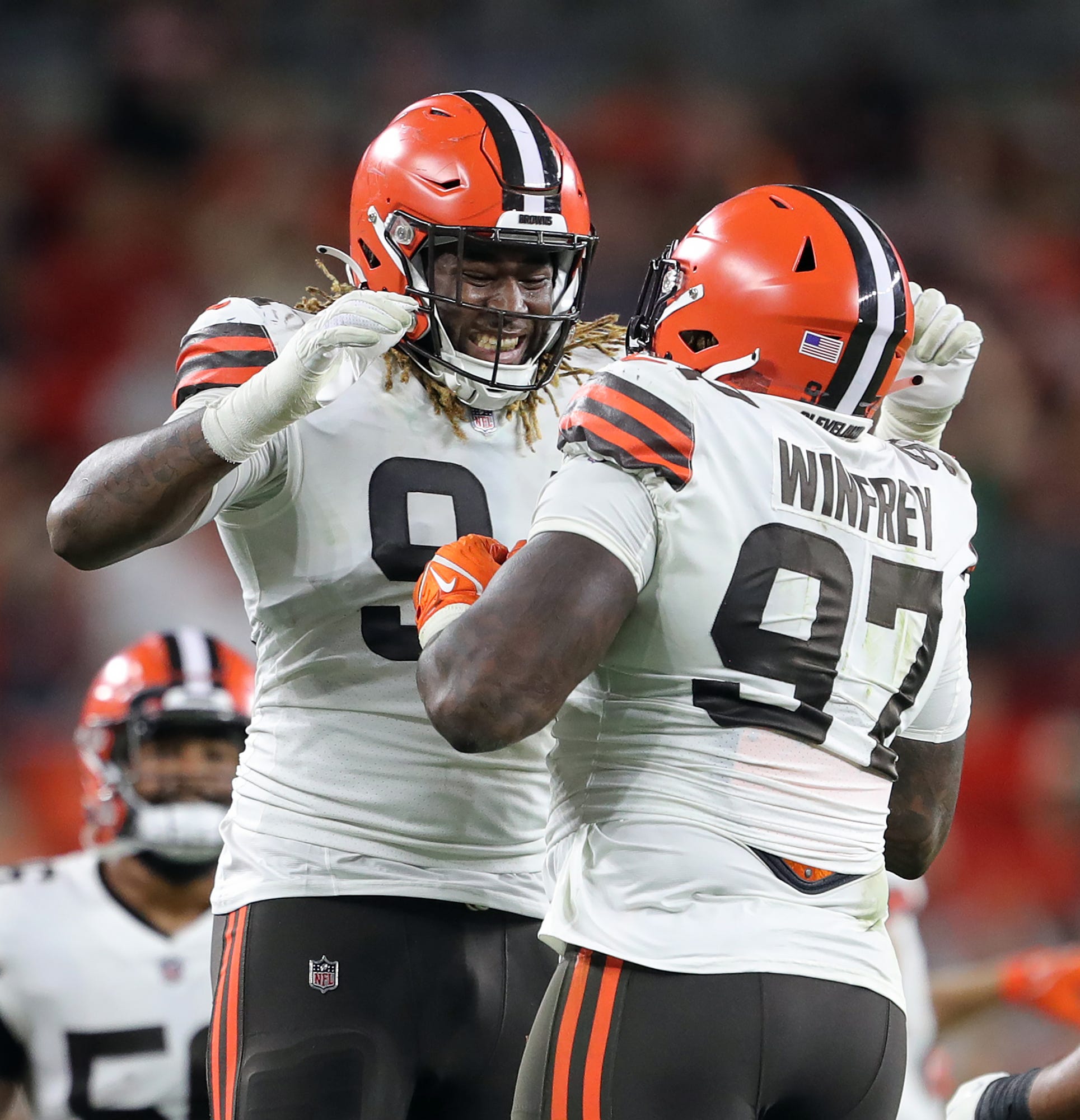 Browns rookie Perrion Winfrey returns from coach's discipline