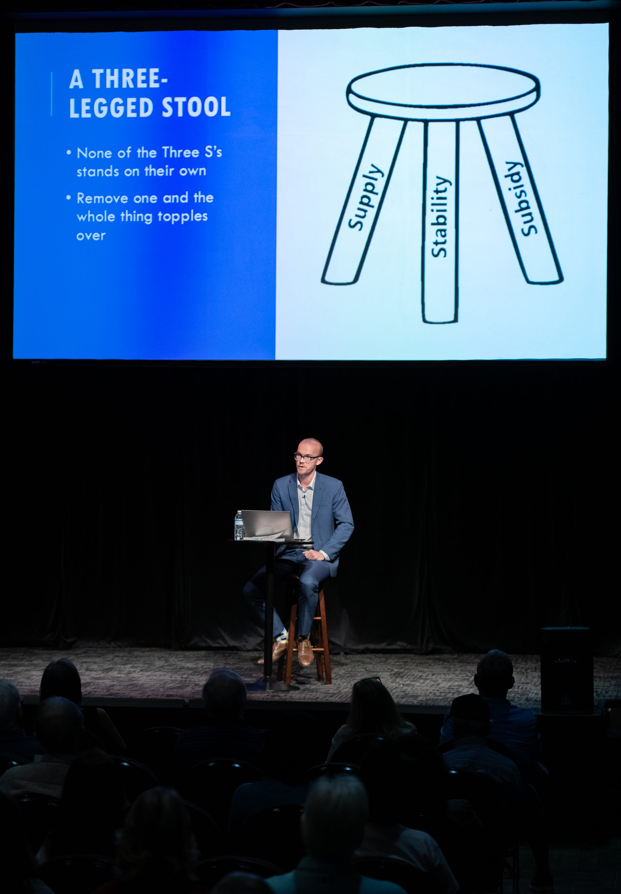 Shane Phillips discusses the affordable city at CivicCon in Pensacola