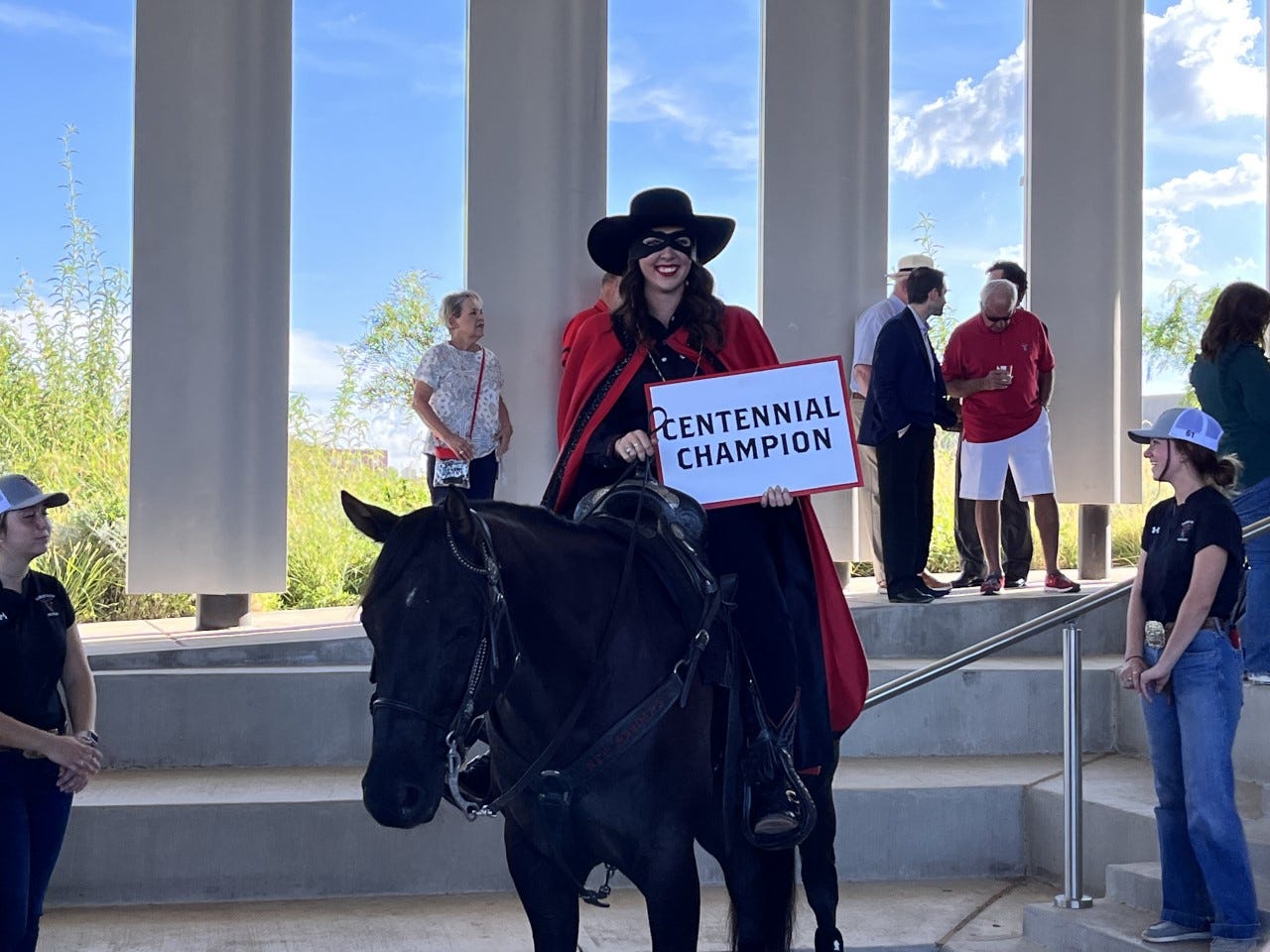 Centennial Champion named as new Masked Rider's horse at Texas Tech