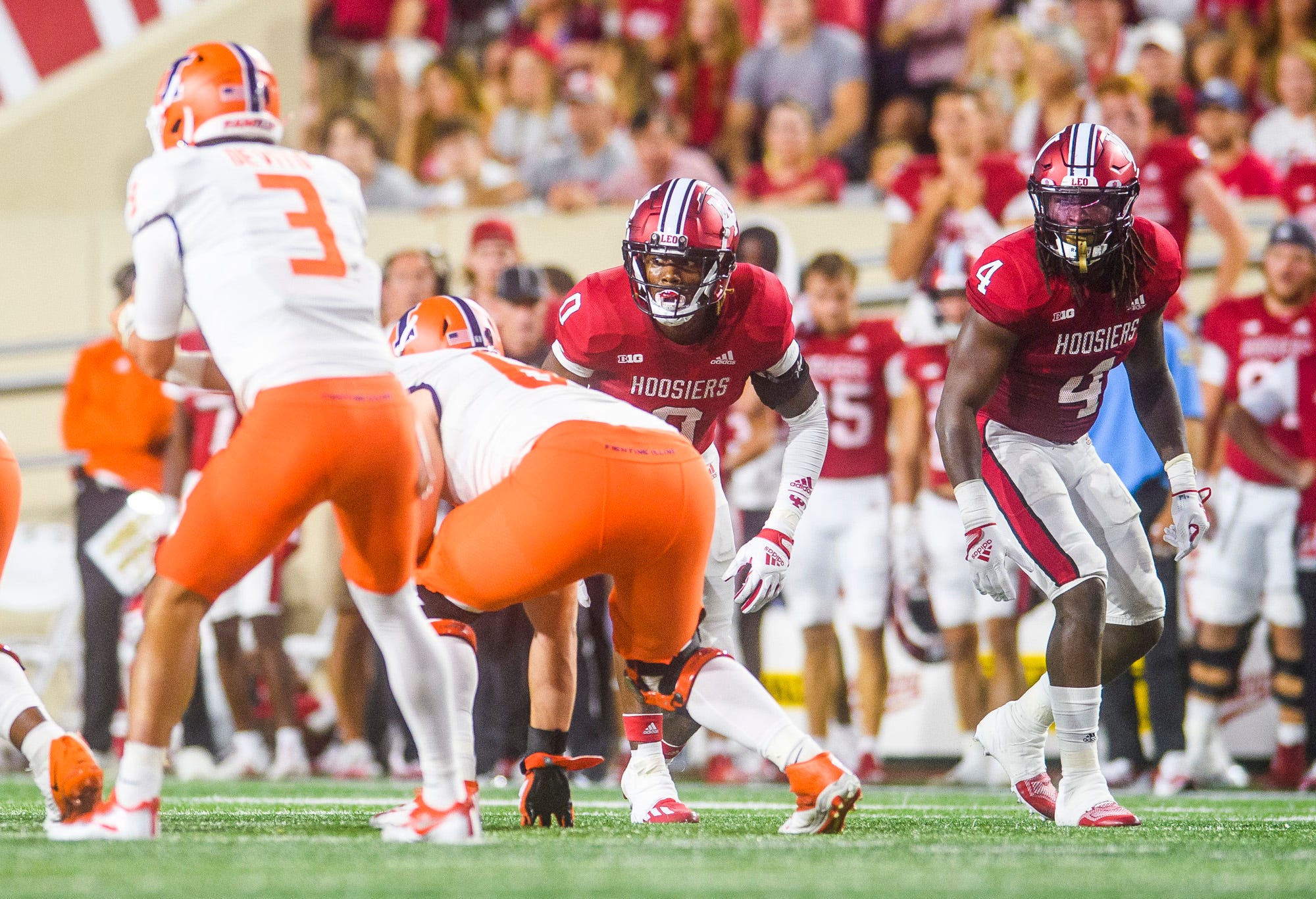 IU football freshman Dasan McCullough showed off versatility in Week 1