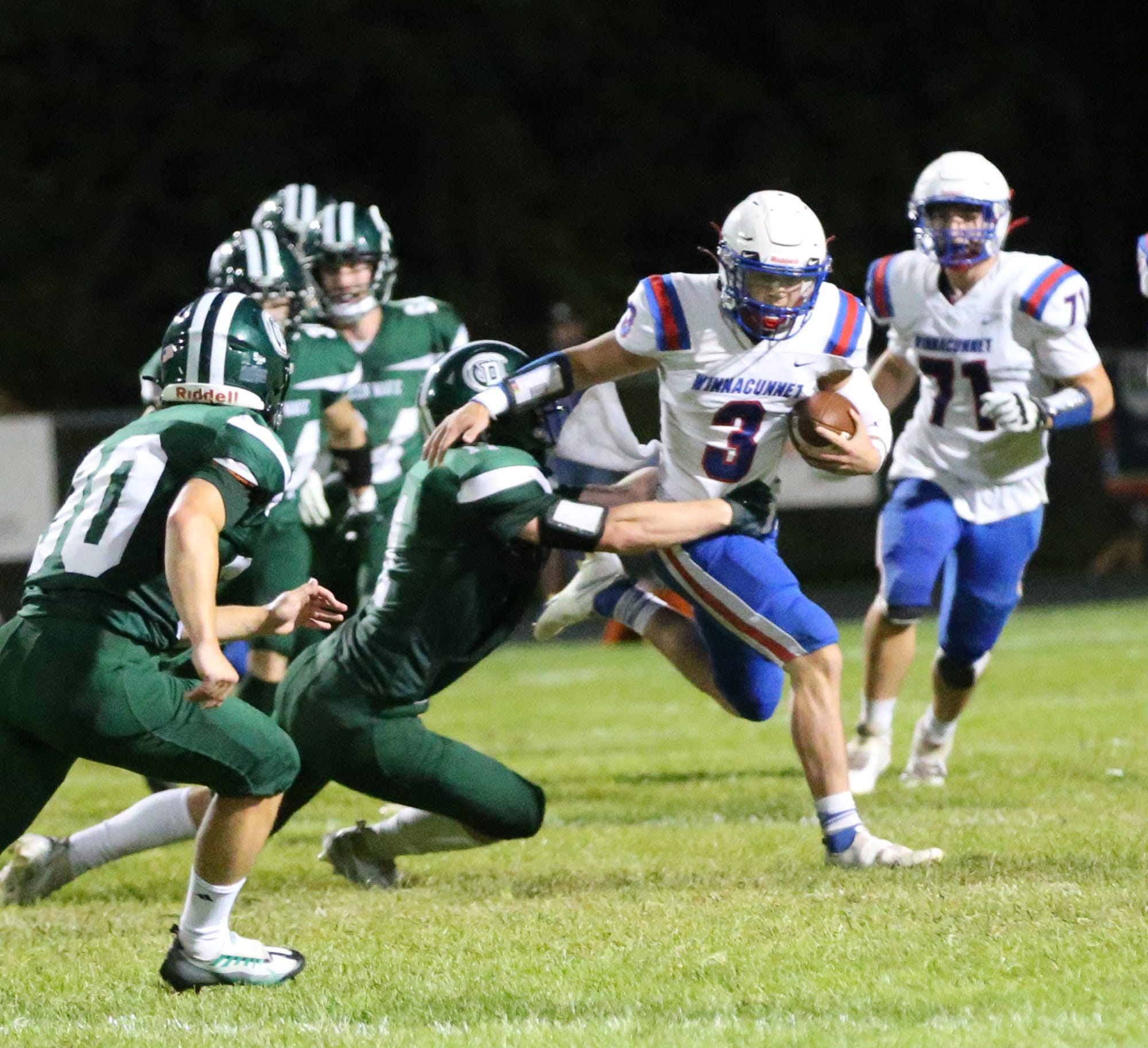 How Dover football and QB Ryder Aubin beat Winnacunnet in opener