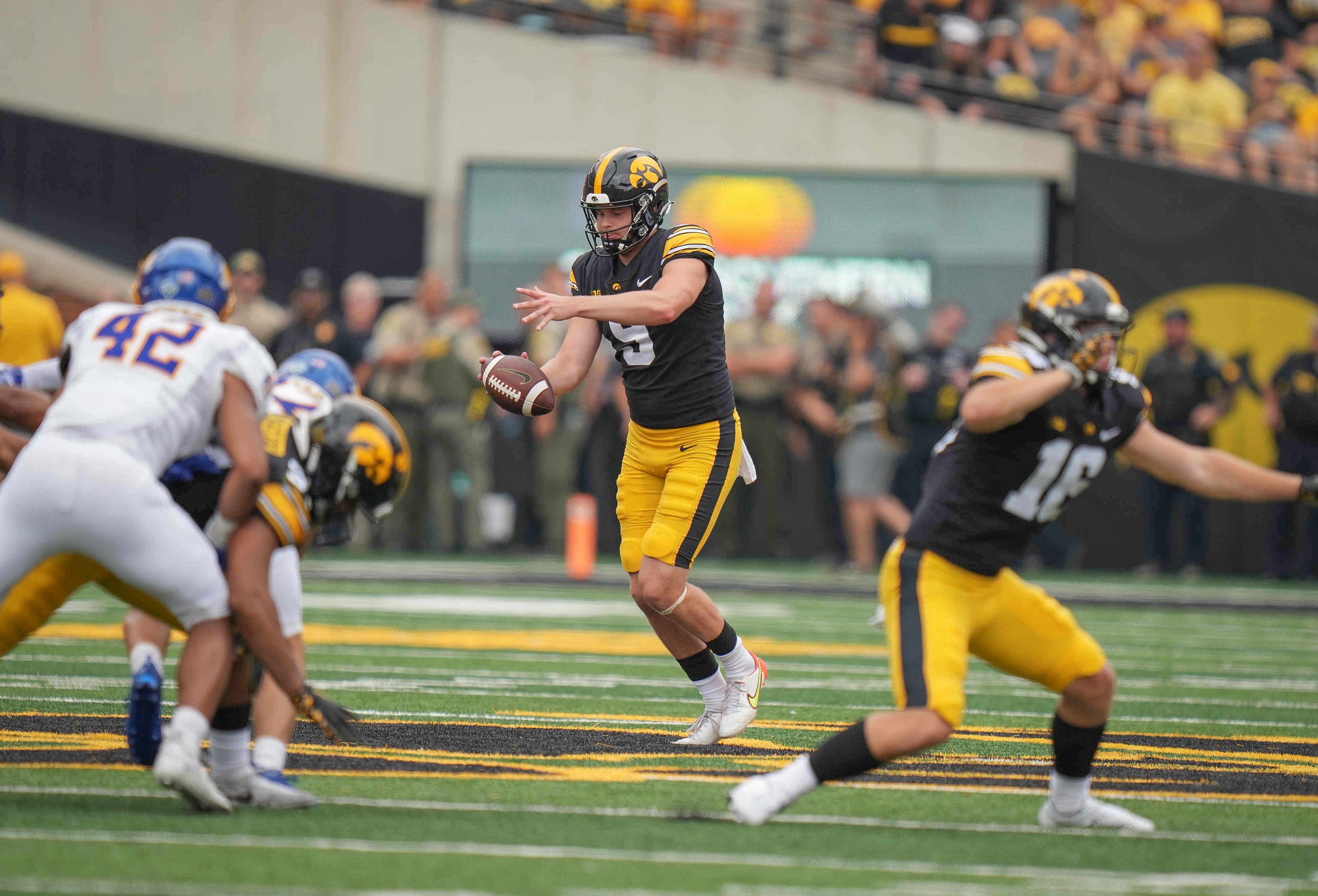 Iowa Hawkeye punter Tory Taylor unlikely MVP vs. South Dakota State