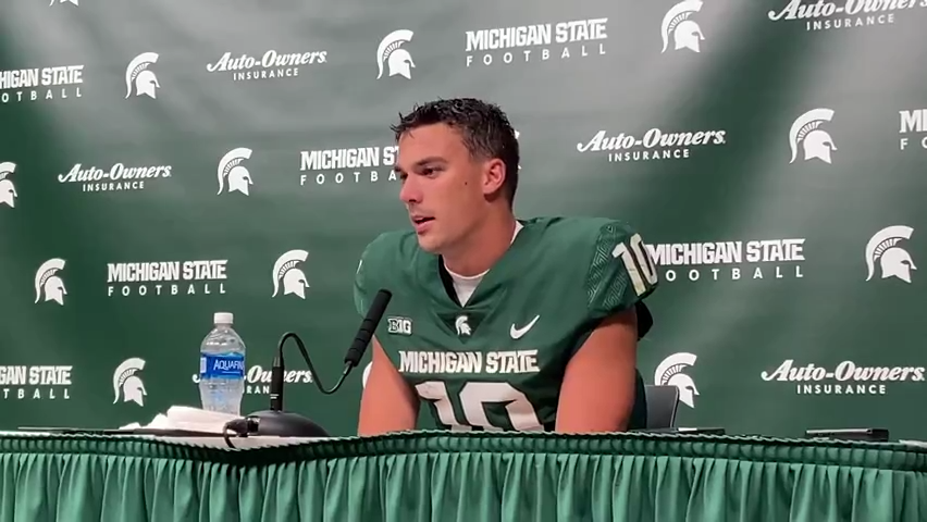Michigan State's Payton Thorne, Jacoby Windmon on victory over Western ...
