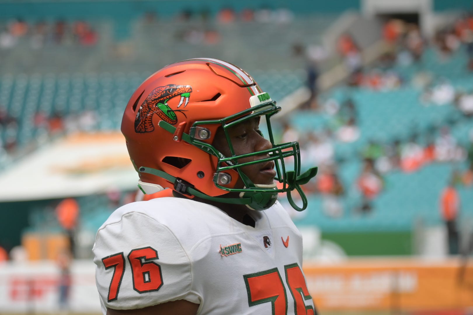 FAMU Football: Cameron Covin representing Albany against Albany State